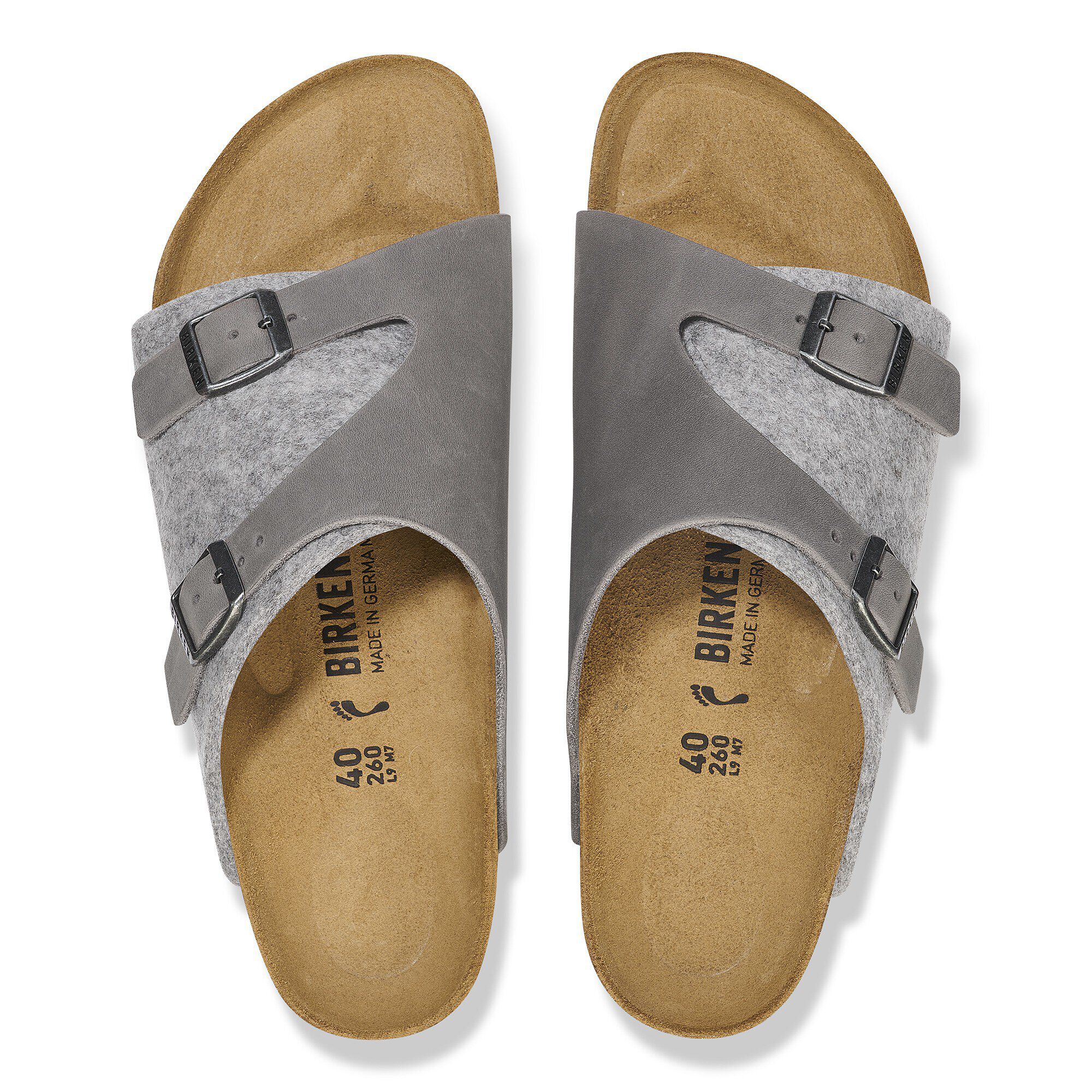 Zürich Leather/Textile/Felt Light Gray | BIRKENSTOCK Zürich Leather/Textile/Felt Light Gray | BIRKENSTOCK
