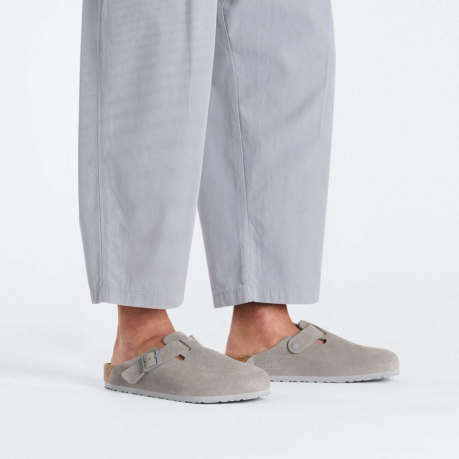 Boston Suede Leather Stone Coin | BIRKENSTOCK