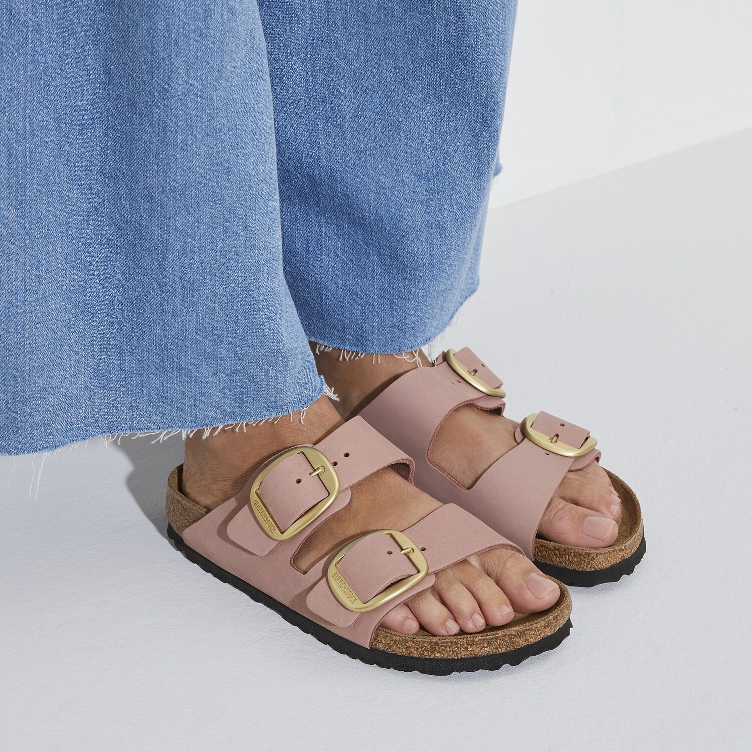 Arizona Big Buckle Piel nubuc Old Rose | BIRKENSTOCK
