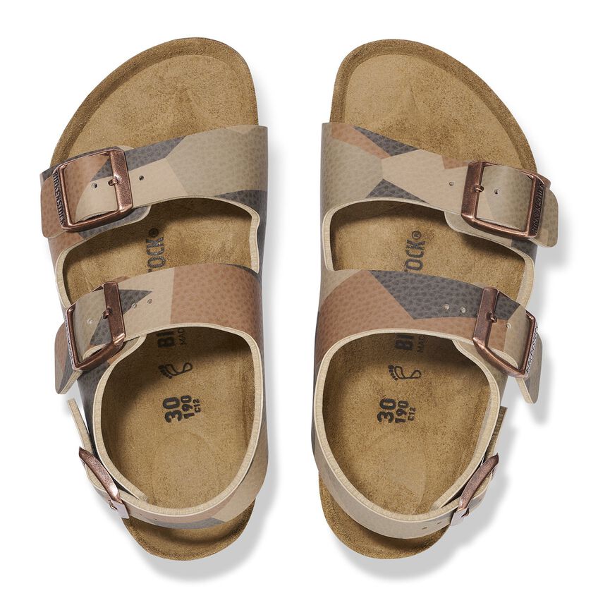 Milano Kids Birko-Flor Desert Soil Geo Camo Core | BIRKENSTOCK