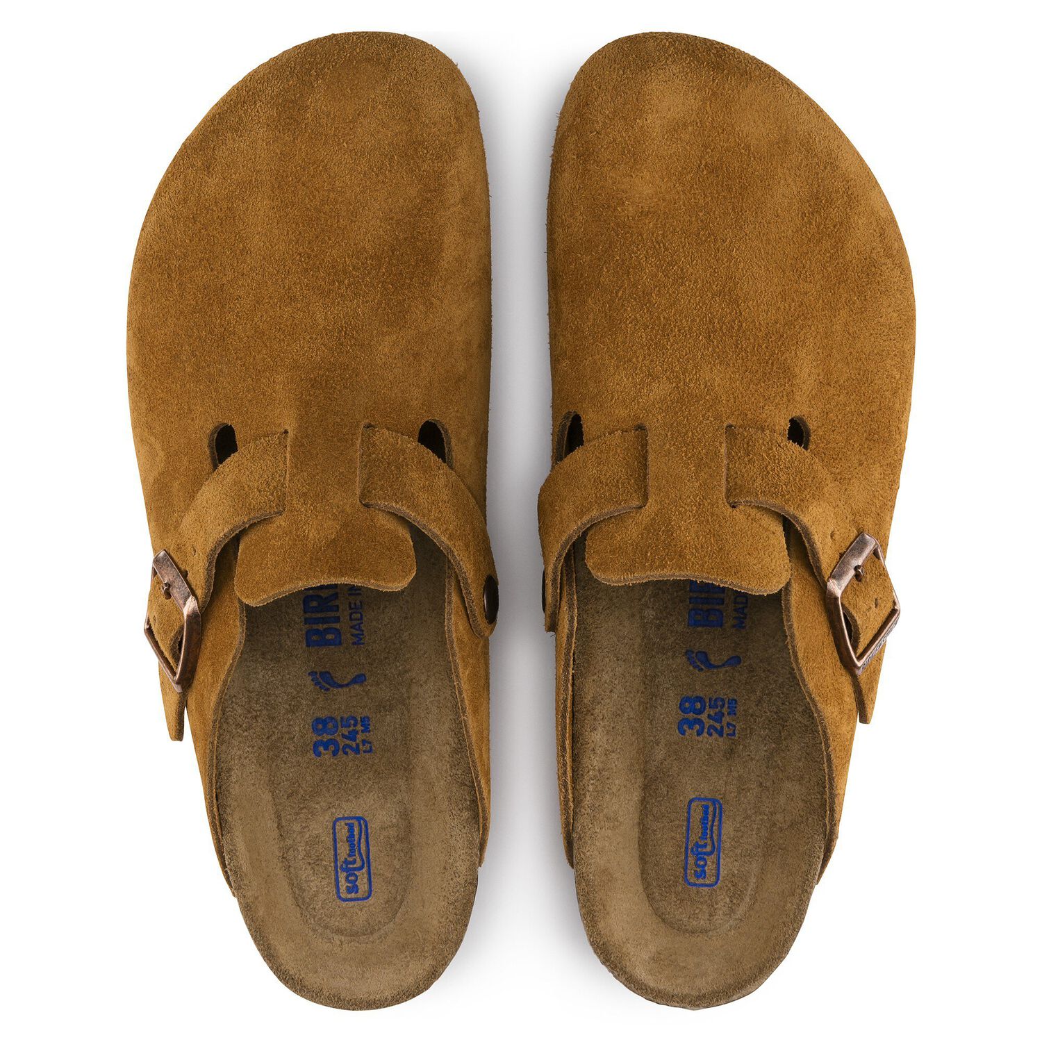 Boston Lit de pied souple Suède Mink | BIRKENSTOCK