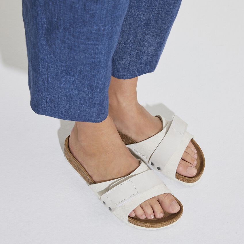 Oita Suede Leather Antique White | BIRKENSTOCK