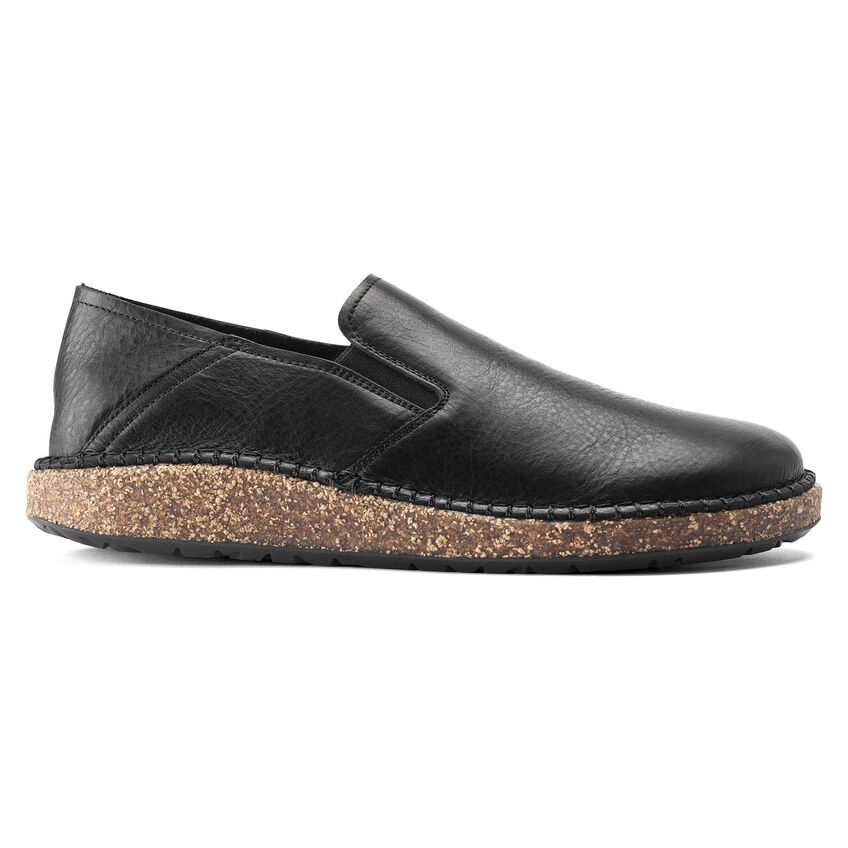 Callan Natural Leather Vintage Wood Black | BIRKENSTOCK