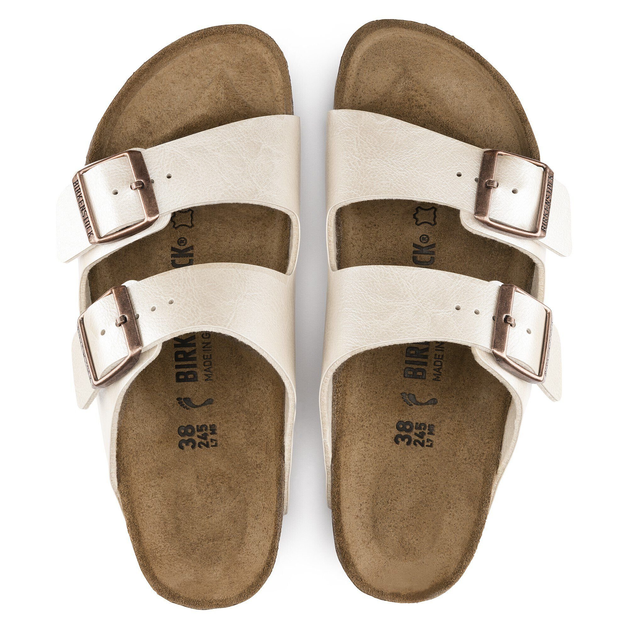 Arizona Birko-Flor in Color Graceful Pearl White | BIRKENSTOCK UK