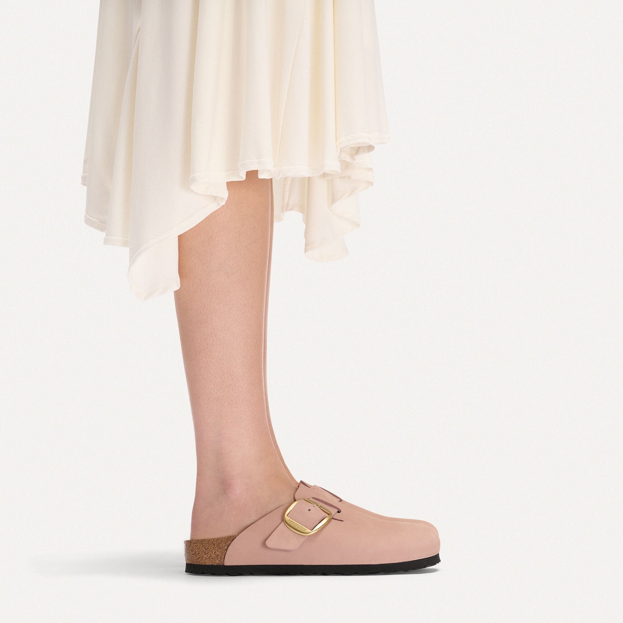 Boston Big Buckle Nubukleder in Soft Pink | BIRKENSTOCK Deutschland