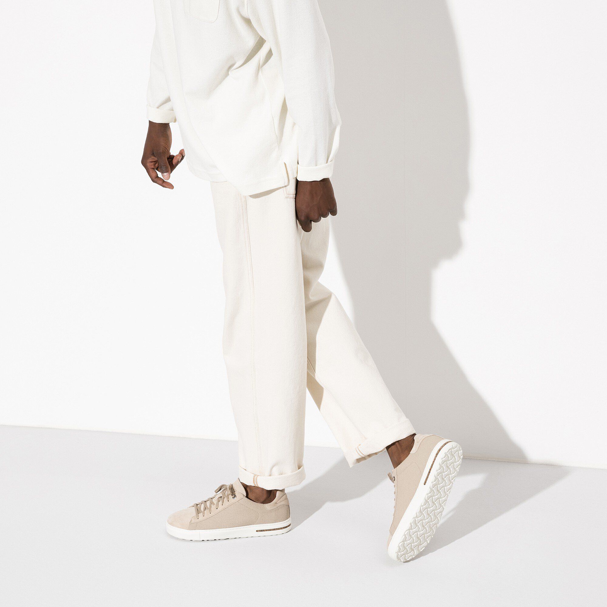 Bend Low Canvas/Suede in Color Sandcastle | BIRKENSTOCK UK