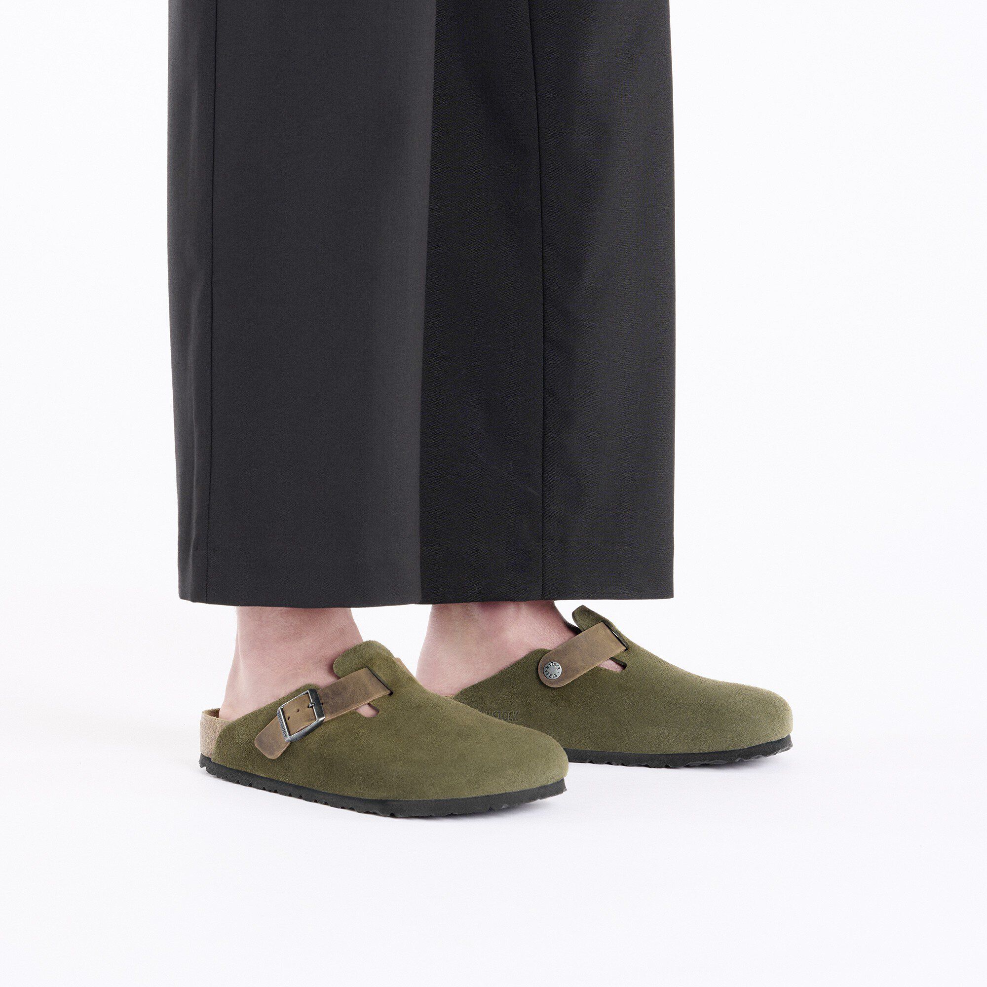 Boston BS Mixed Leather in Color Thyme | BIRKENSTOCK Hong Kong
