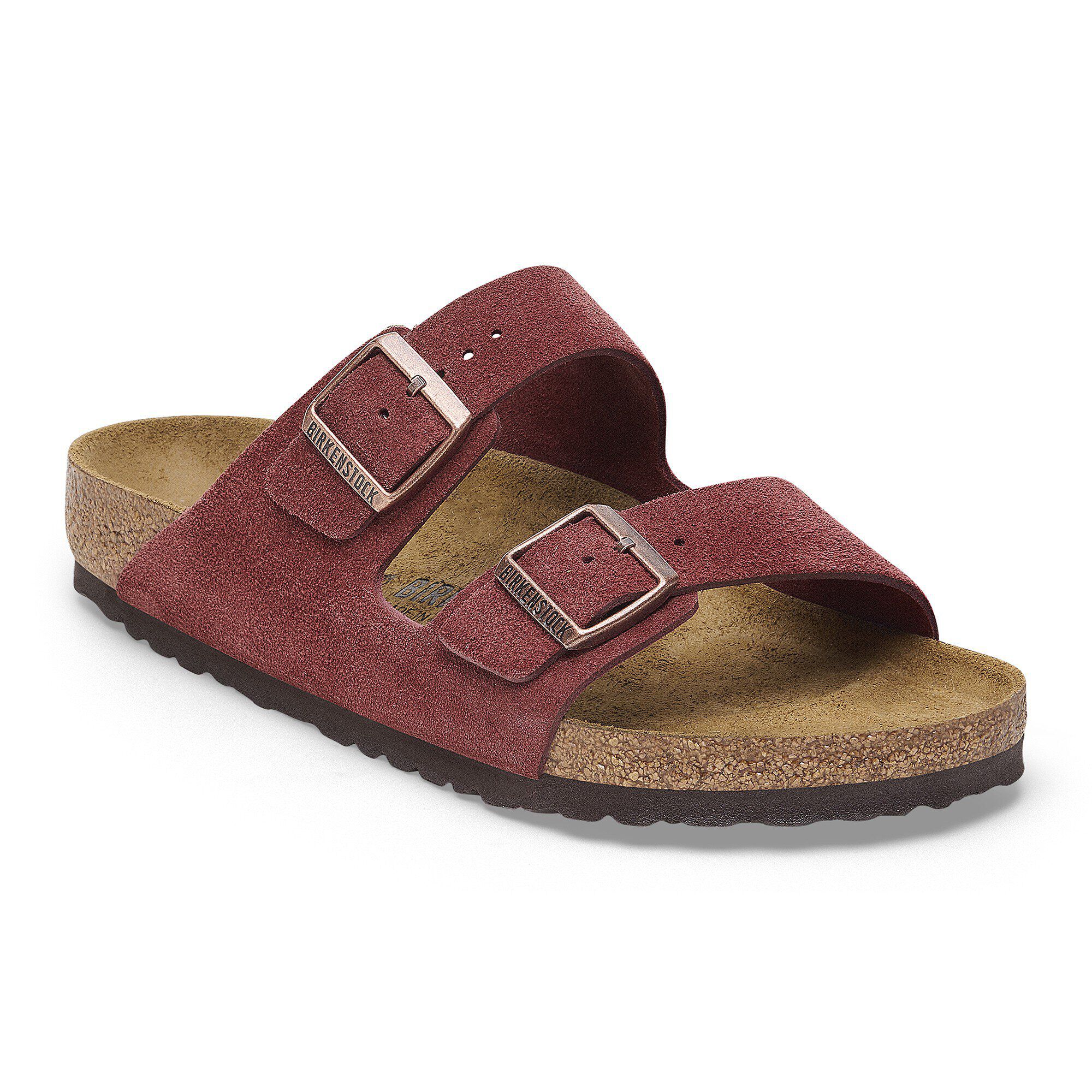 Arizona Suede Leather in Color Zinfandel | BIRKENSTOCK US
