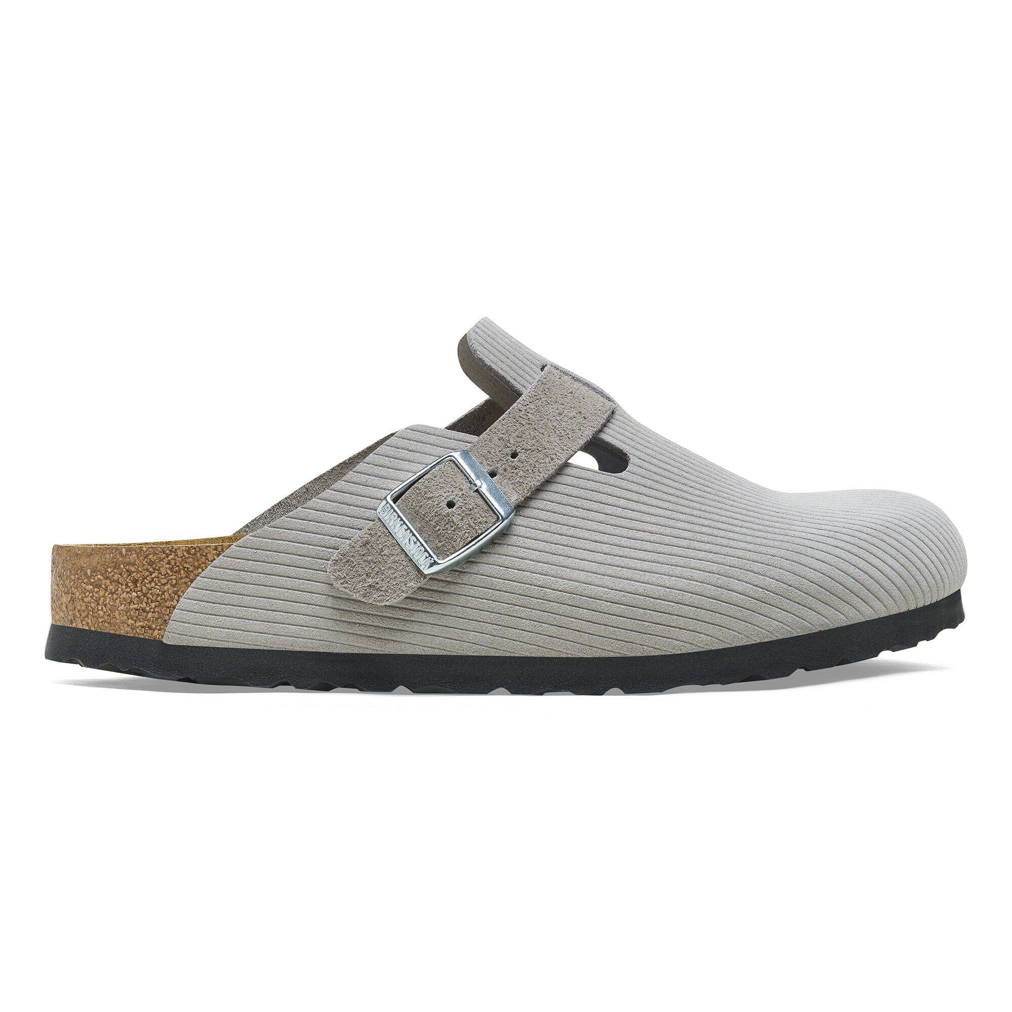 Boston Suede Embossed in Color Corduroy Stone Coin | BIRKENSTOCK US