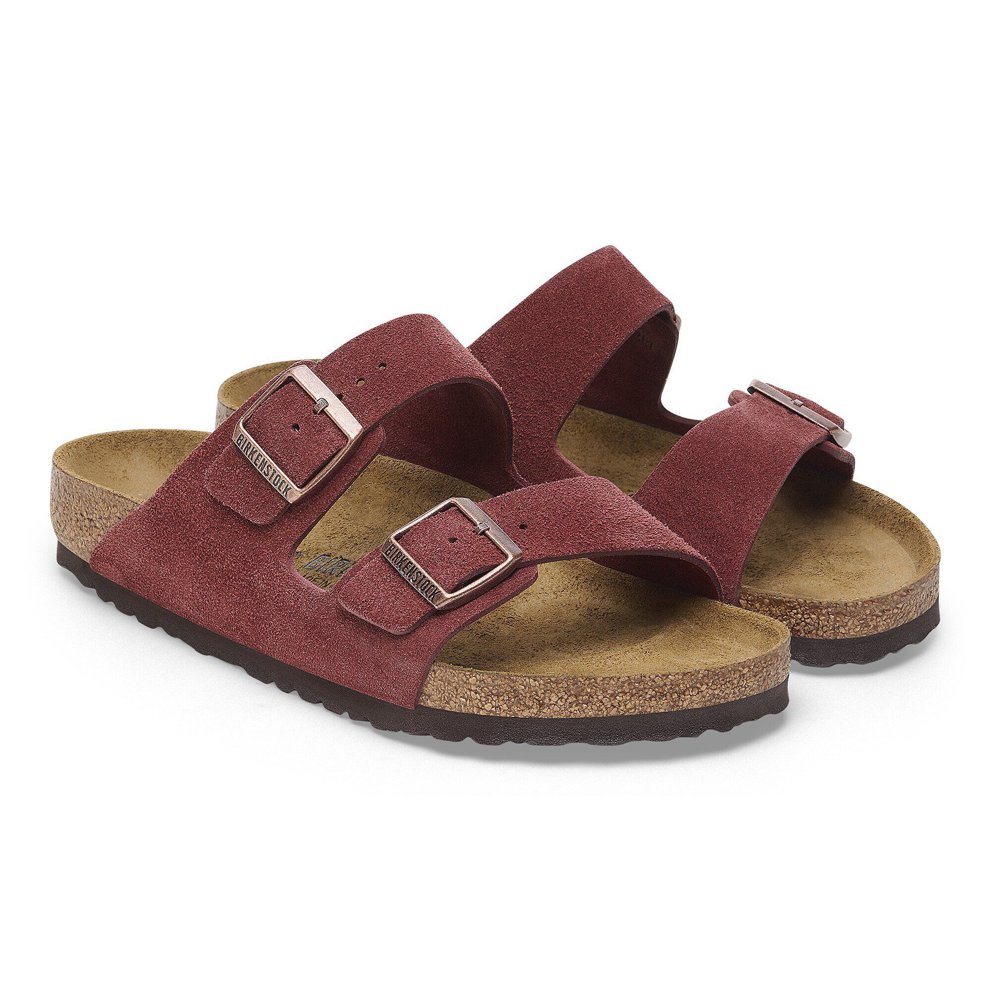 Arizona Suede Leather in Color Zinfandel | BIRKENSTOCK US