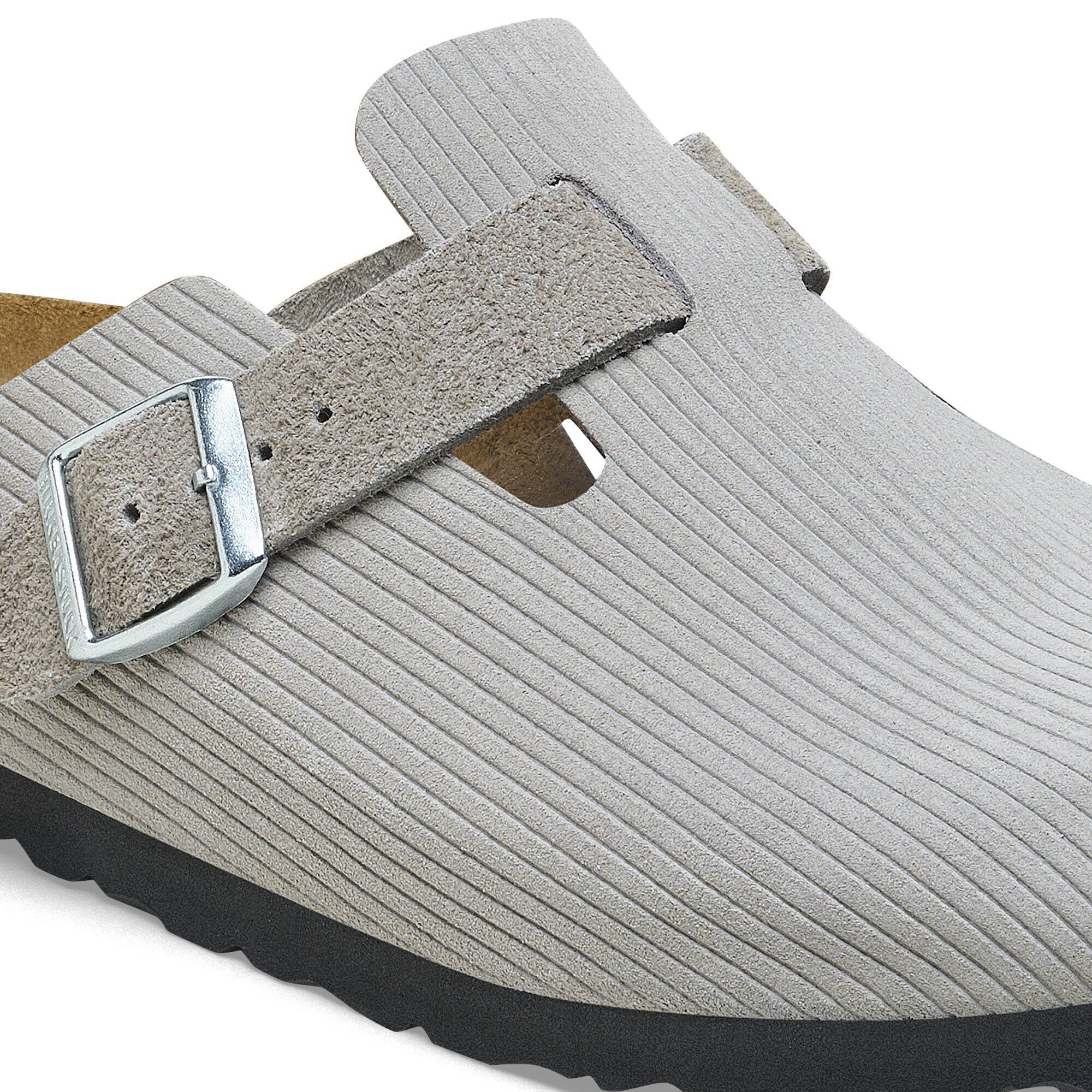 Boston Suede Embossed in Color Corduroy Stone Coin | BIRKENSTOCK US