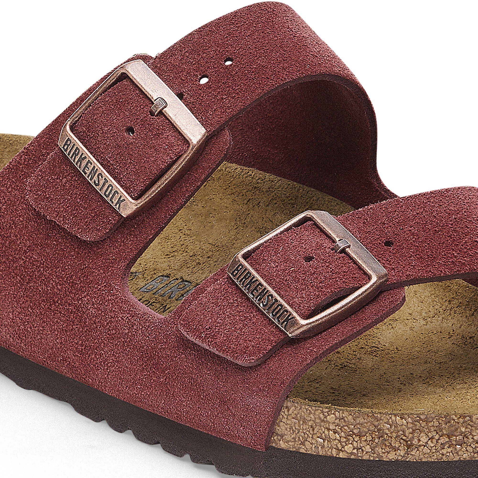 Arizona Suede Leather in Color Zinfandel | BIRKENSTOCK US
