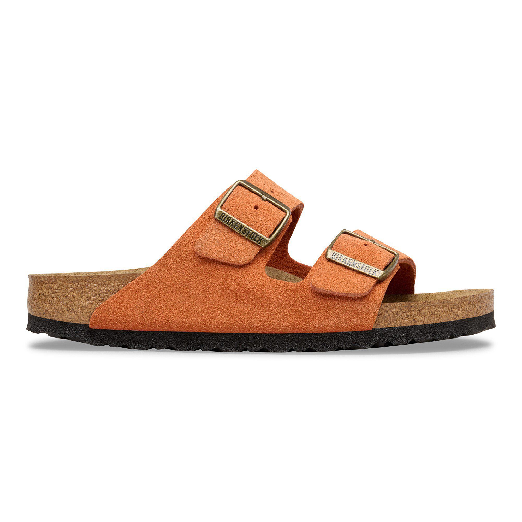 Arizona Suede Leather in Color Dark Rust | BIRKENSTOCK US