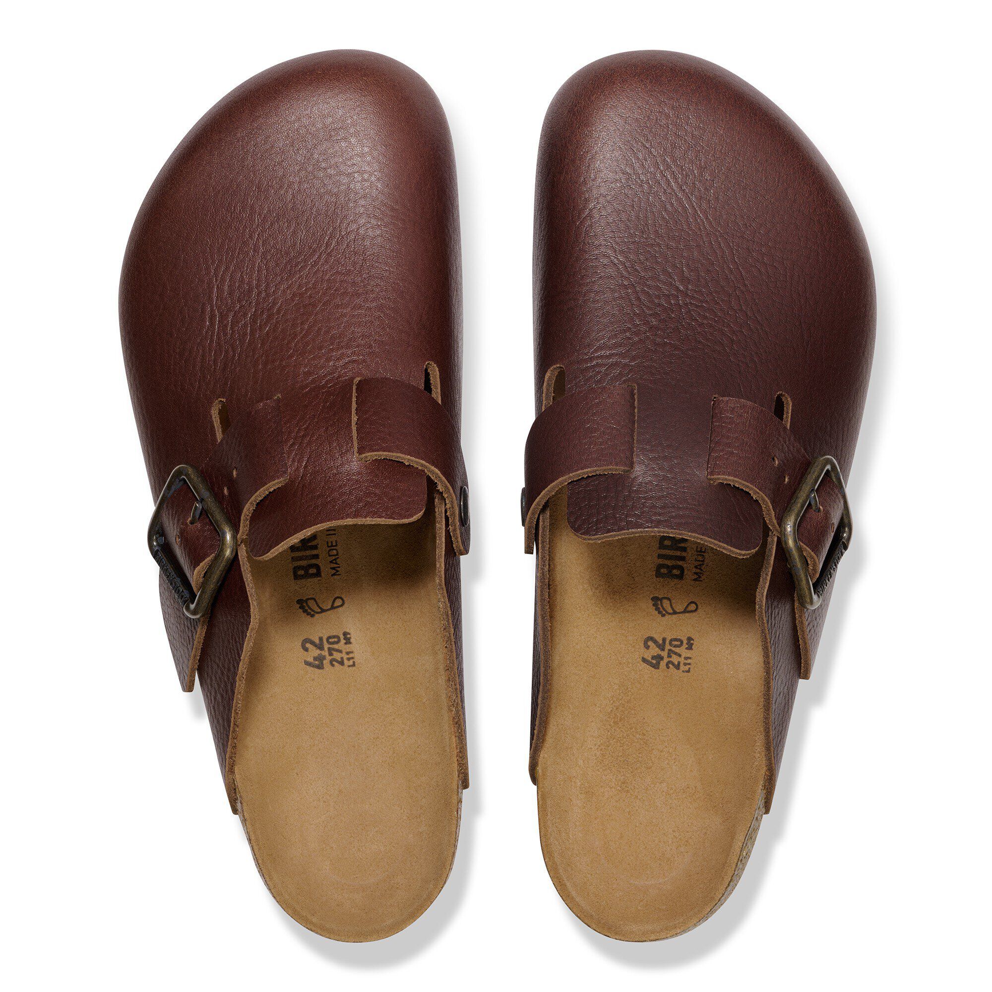 Boston Wire Buckle Leather in Color Vintage Wood Roast | BIRKENSTOCK Canada