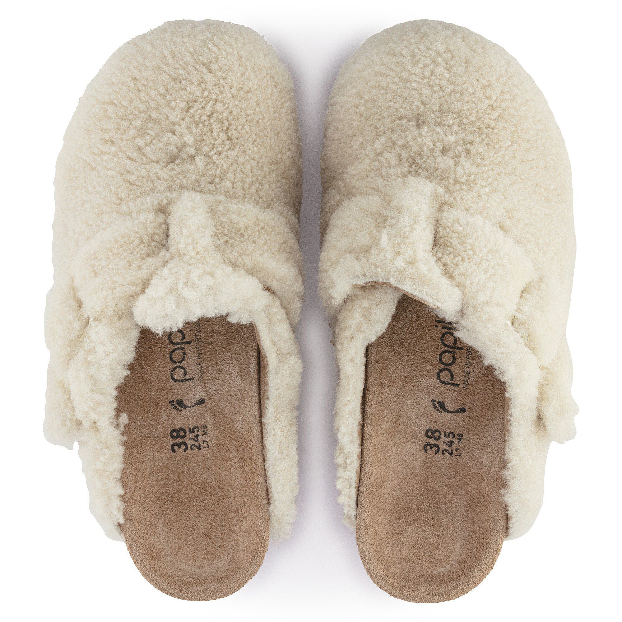 Fanny Teddy Shearling in Color Teddy Eggshell | BIRKENSTOCK US