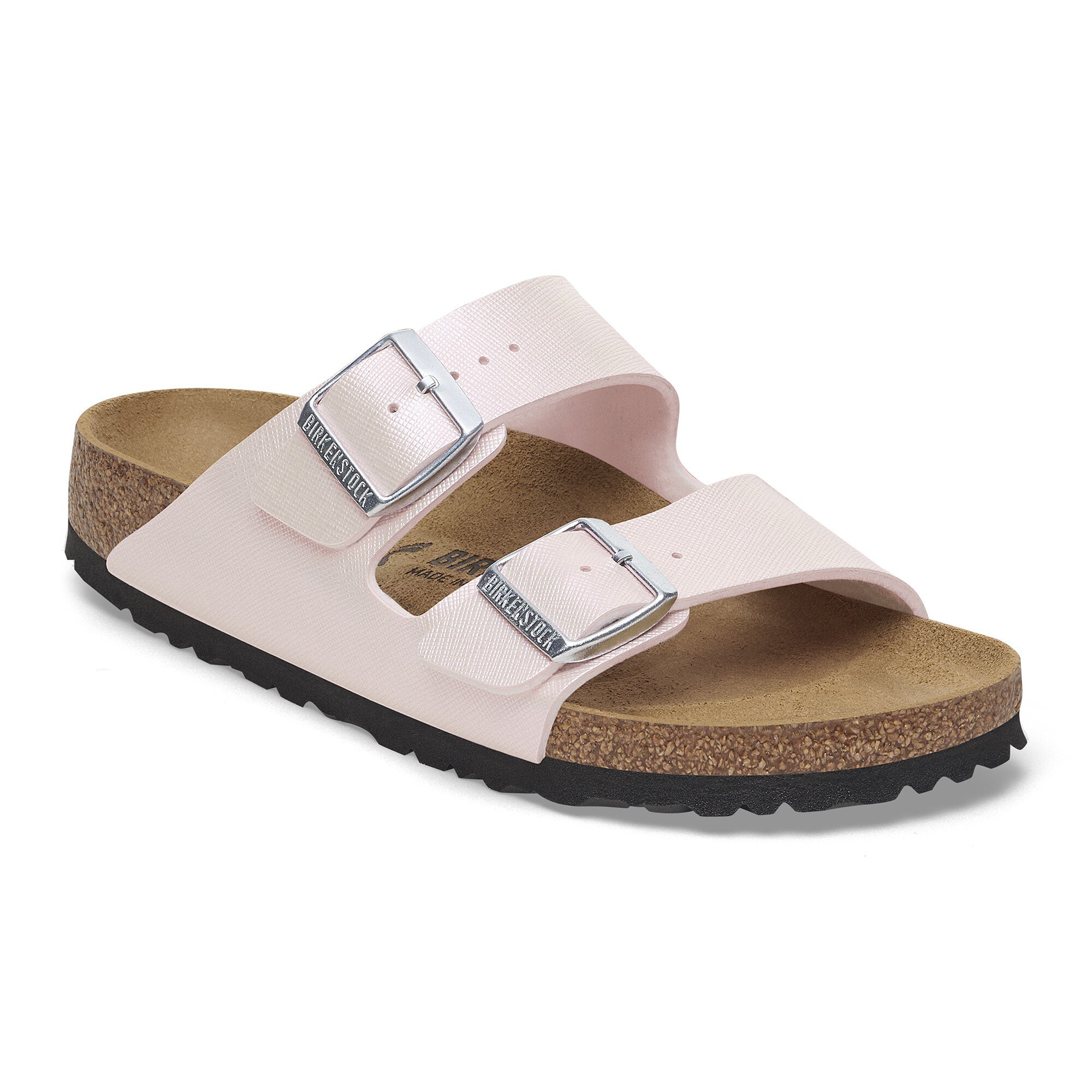Arizona Birko-Flor Embossed in Color Saffiano Iridescent Light Rose ...