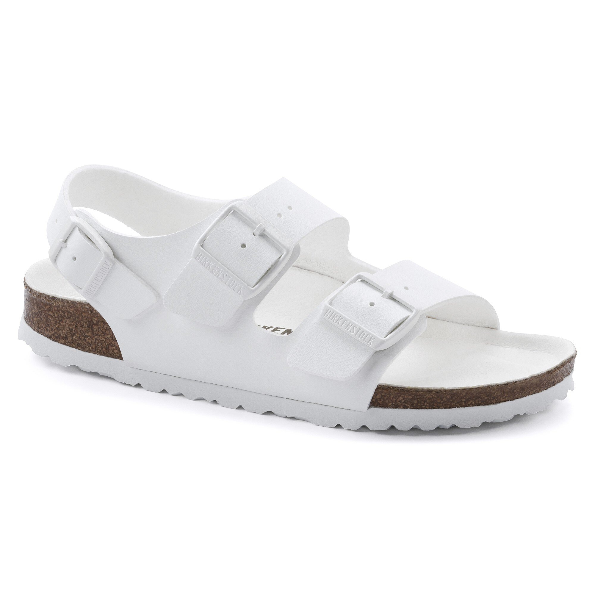 Milano Vegan Birko-Flor in Color Triples White | BIRKENSTOCK US