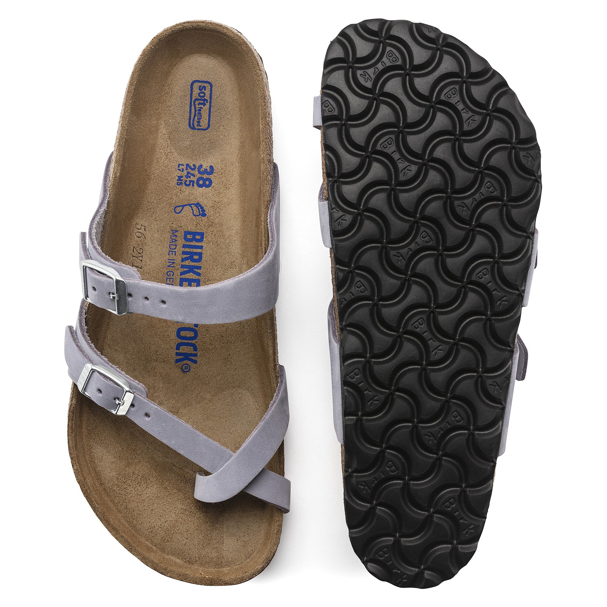 Mayari Soft Footbed Nubuck Leather Purple Fog | BIRKENSTOCK