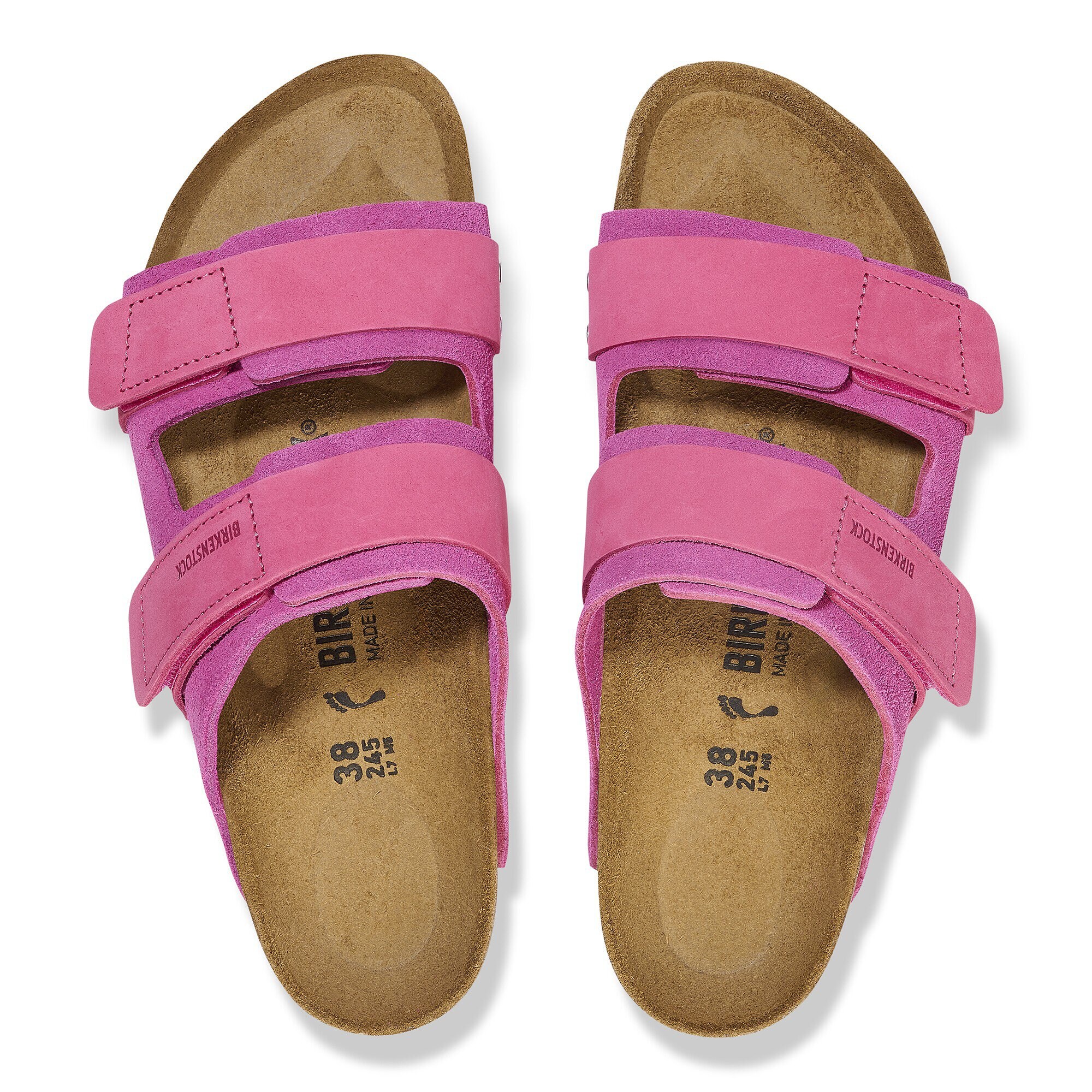 Uji Nubuck-Suede Leather Fuchsia Tulip | BIRKENSTOCK