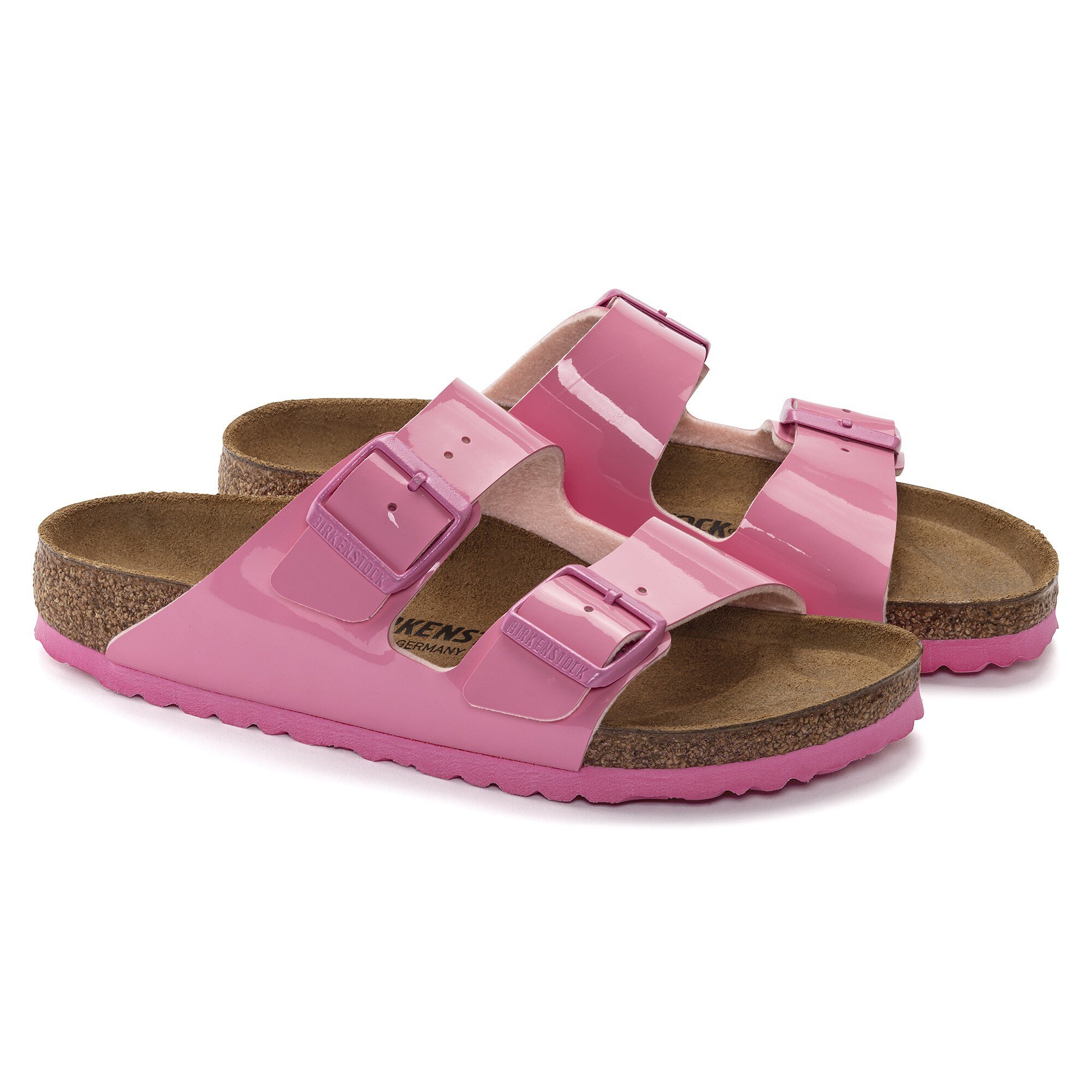 Arizona Birko-Flor Patent Patent Candy Pink | BIRKENSTOCK