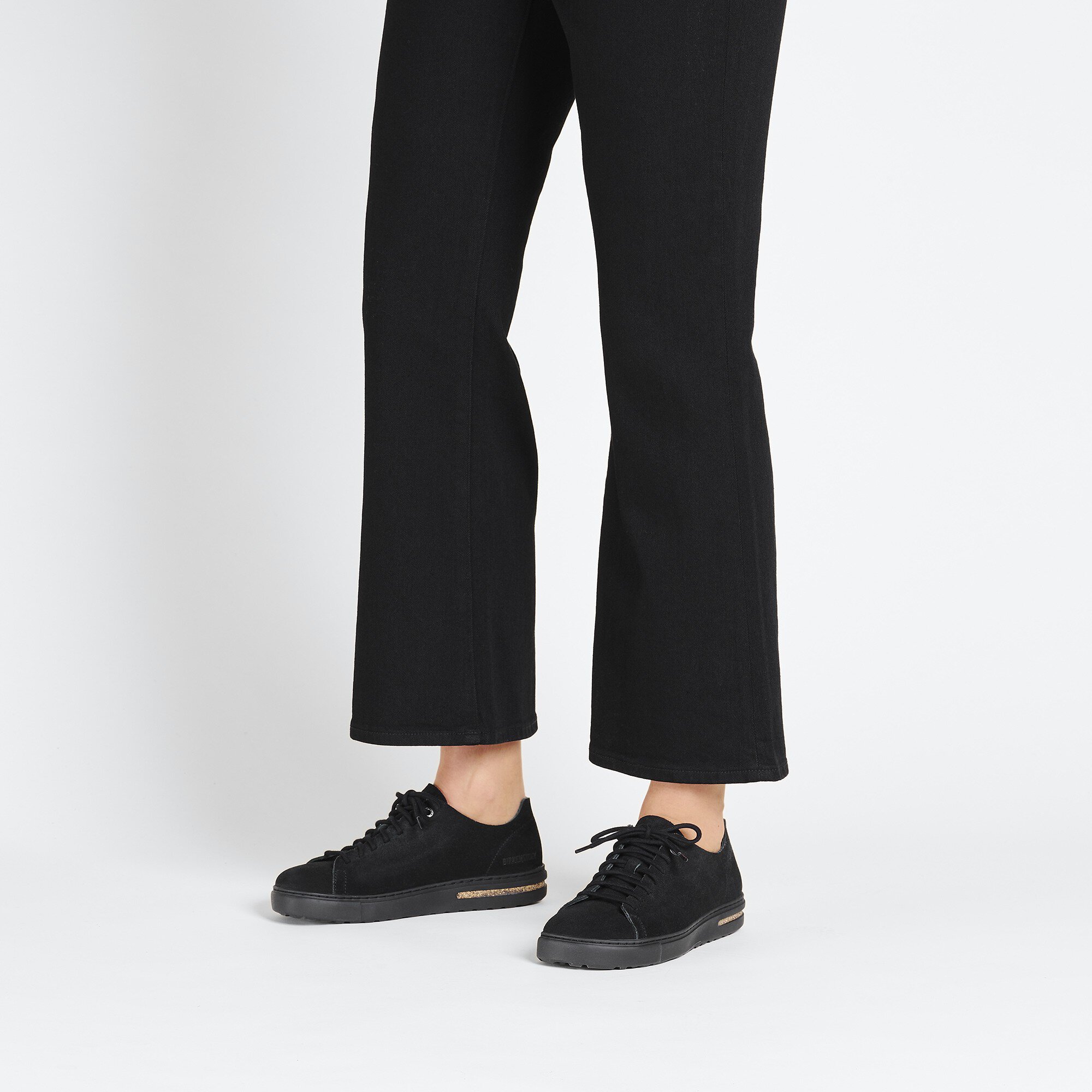 Bend Low Decon Nubuck Leather Triples Black | BIRKENSTOCK