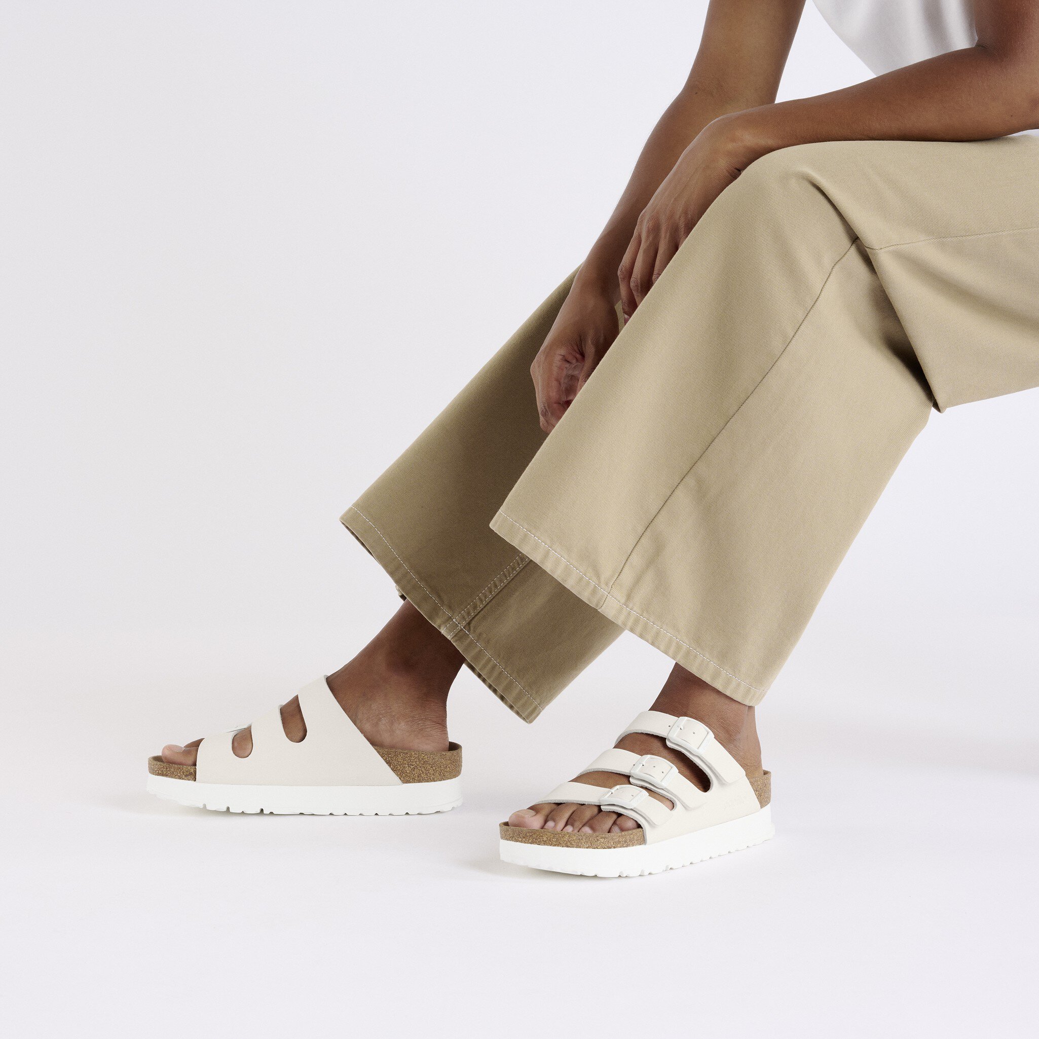 Florida Flex Platform Birko-Flor Eggshell | BIRKENSTOCK