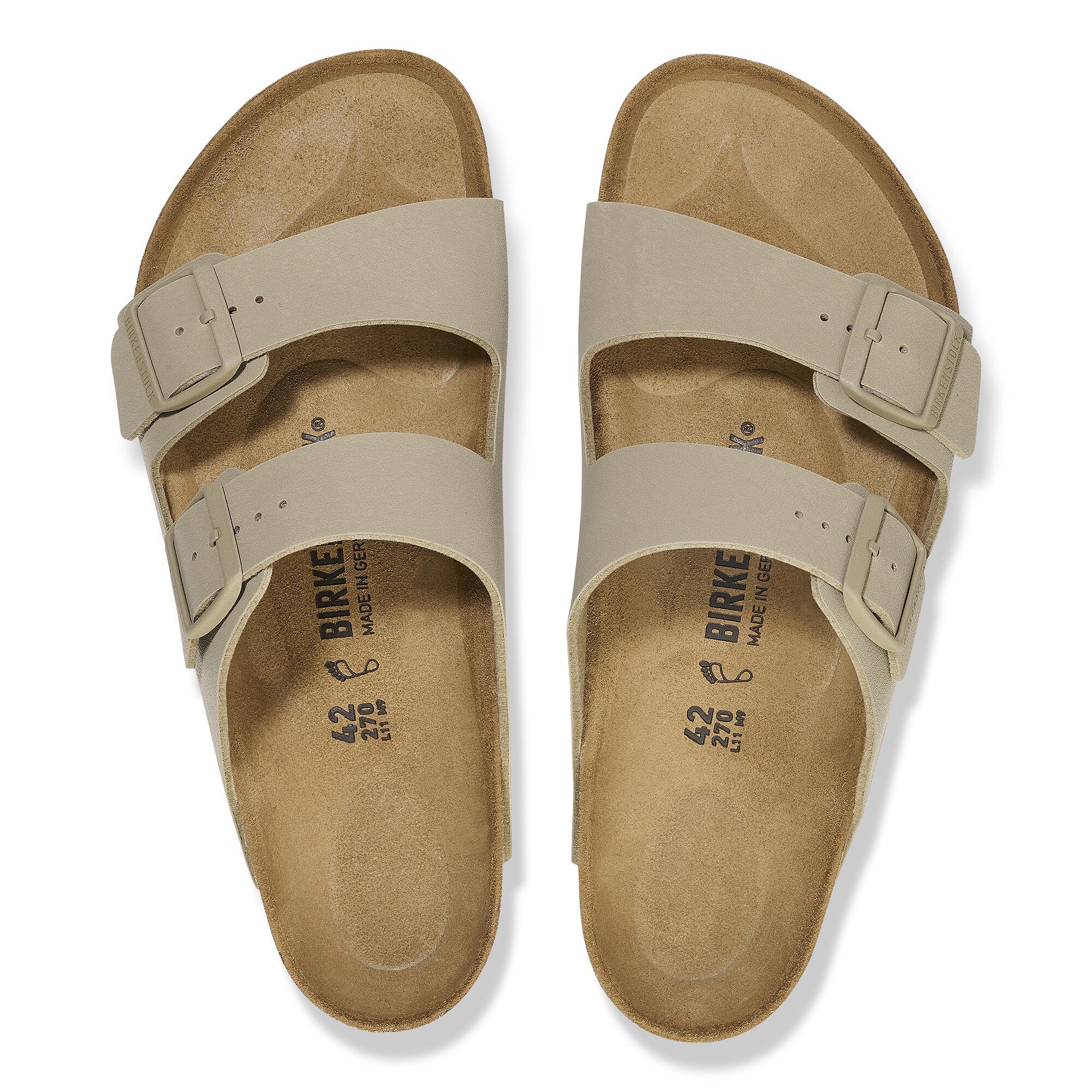 Arizona Birko-Flor Faded Khaki | BIRKENSTOCK