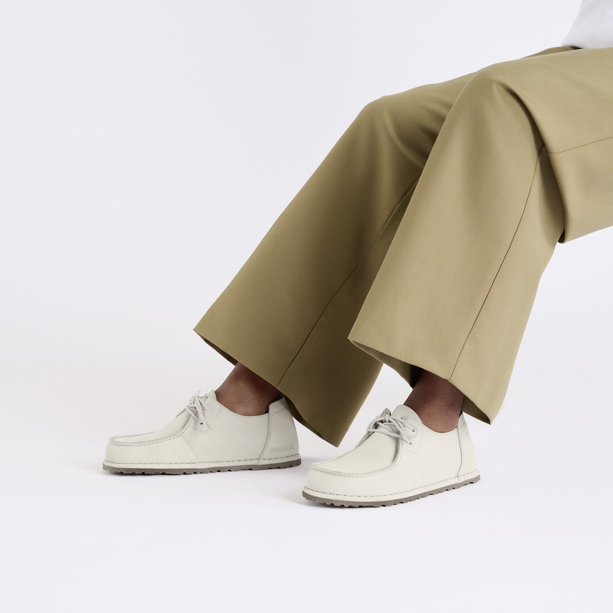 Utti Lace Suède Antique White | BIRKENSTOCK