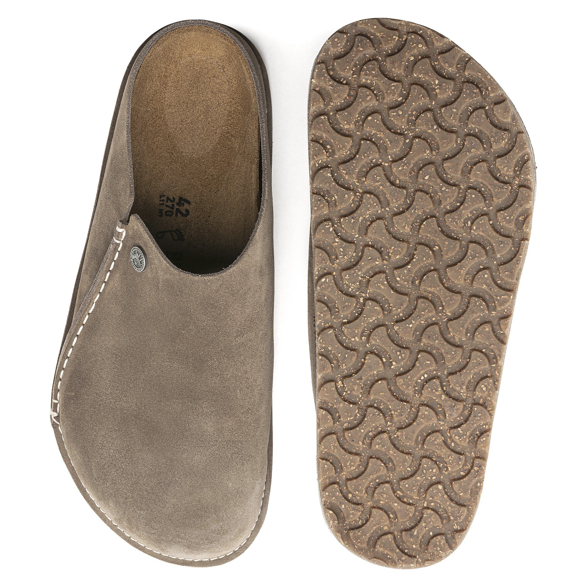 Zermatt Premium Suede Leather Gray Taupe | BIRKENSTOCK