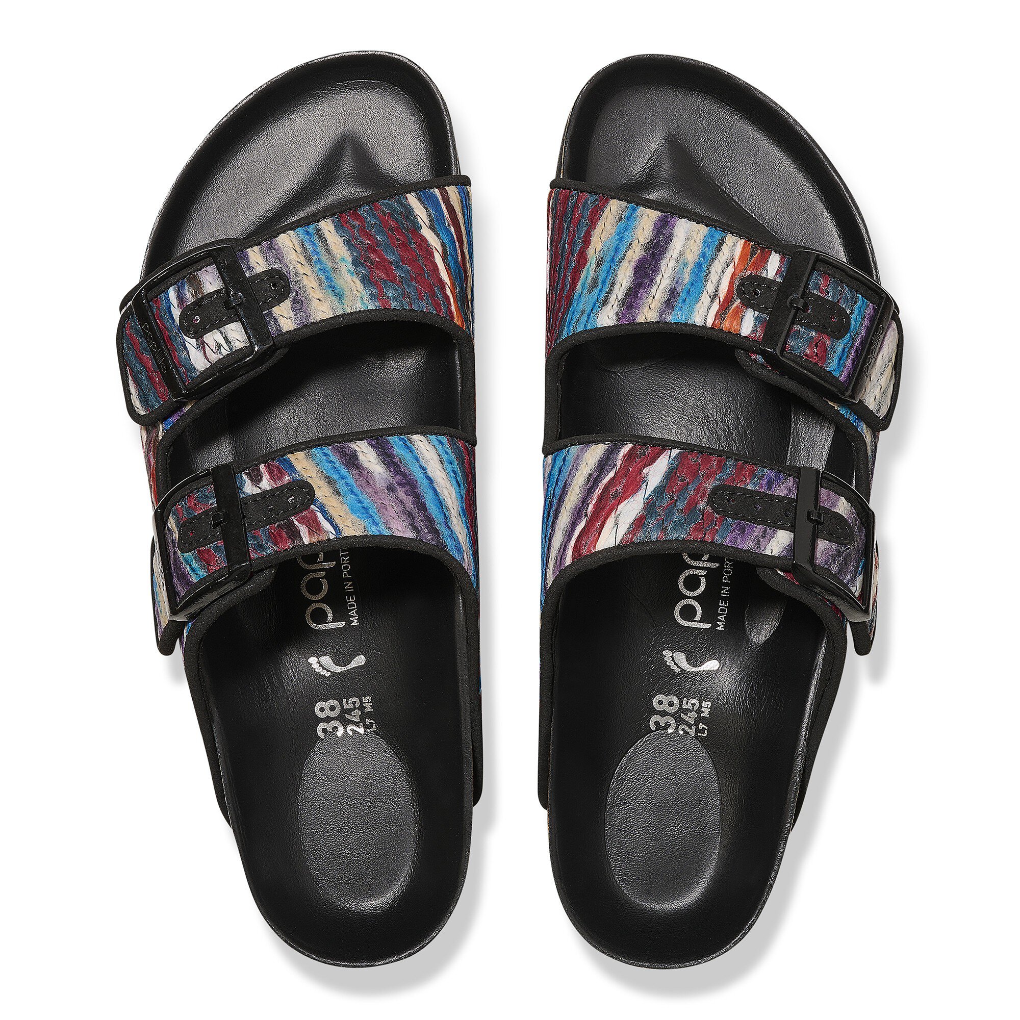 Arizona Platform Textile Multi Turquoise | BIRKENSTOCK