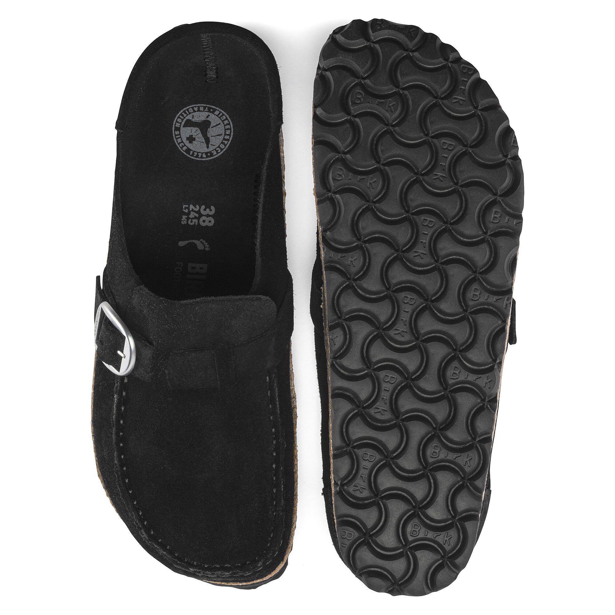Buckley Suede Leather Black | BIRKENSTOCK