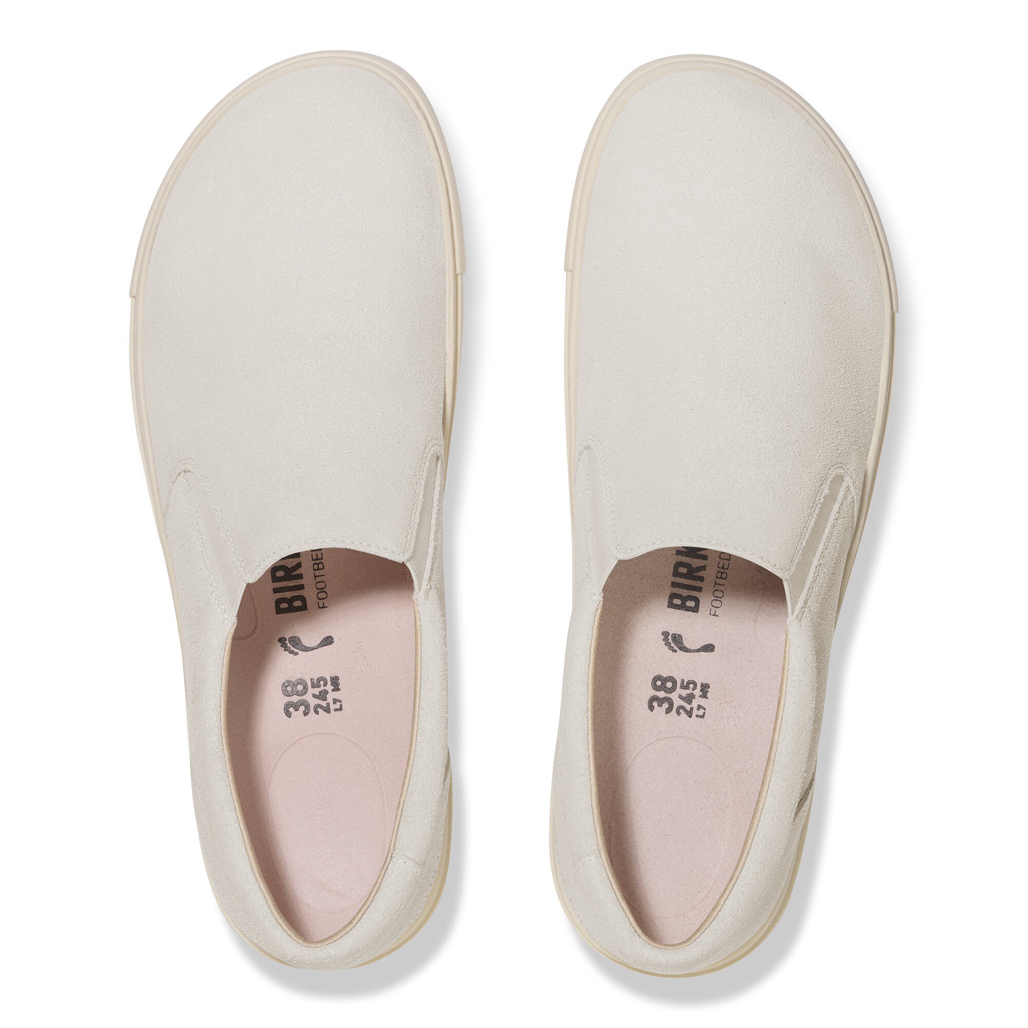 Oswego Veloursleder Antique White | BIRKENSTOCK