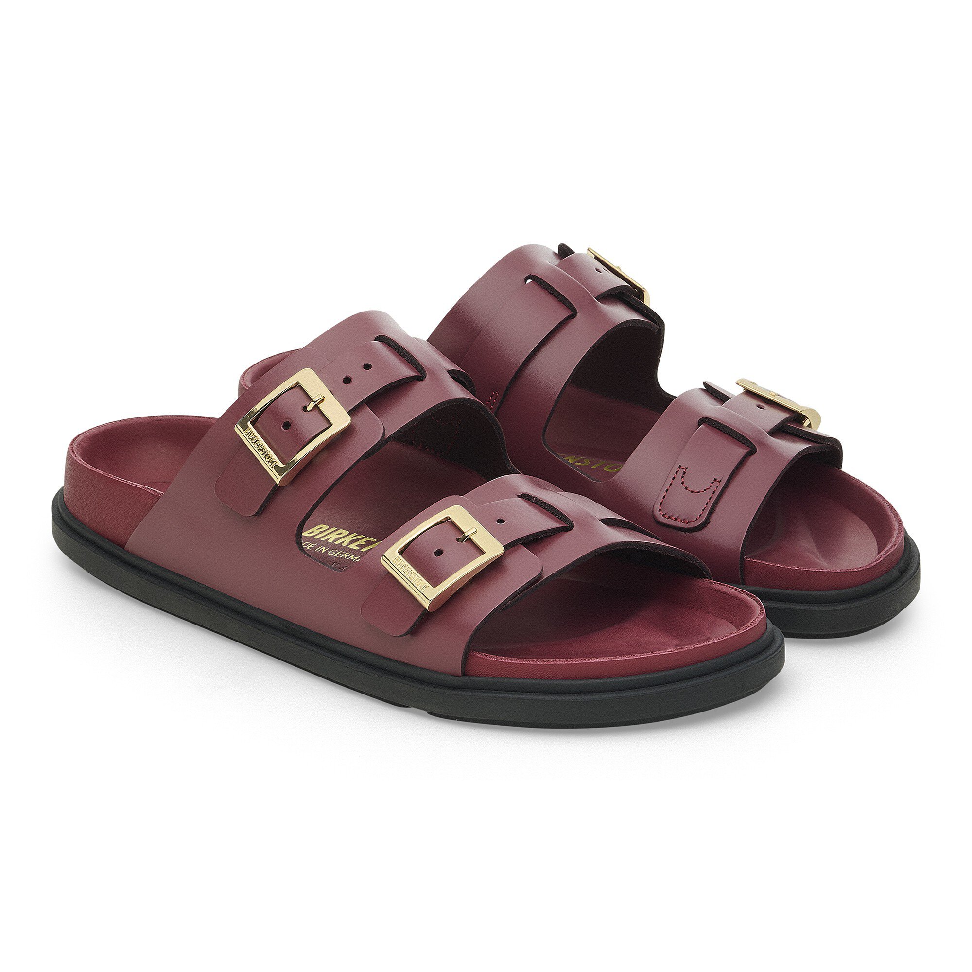 St Barths Natural Leather Berry Crush | BIRKENSTOCK