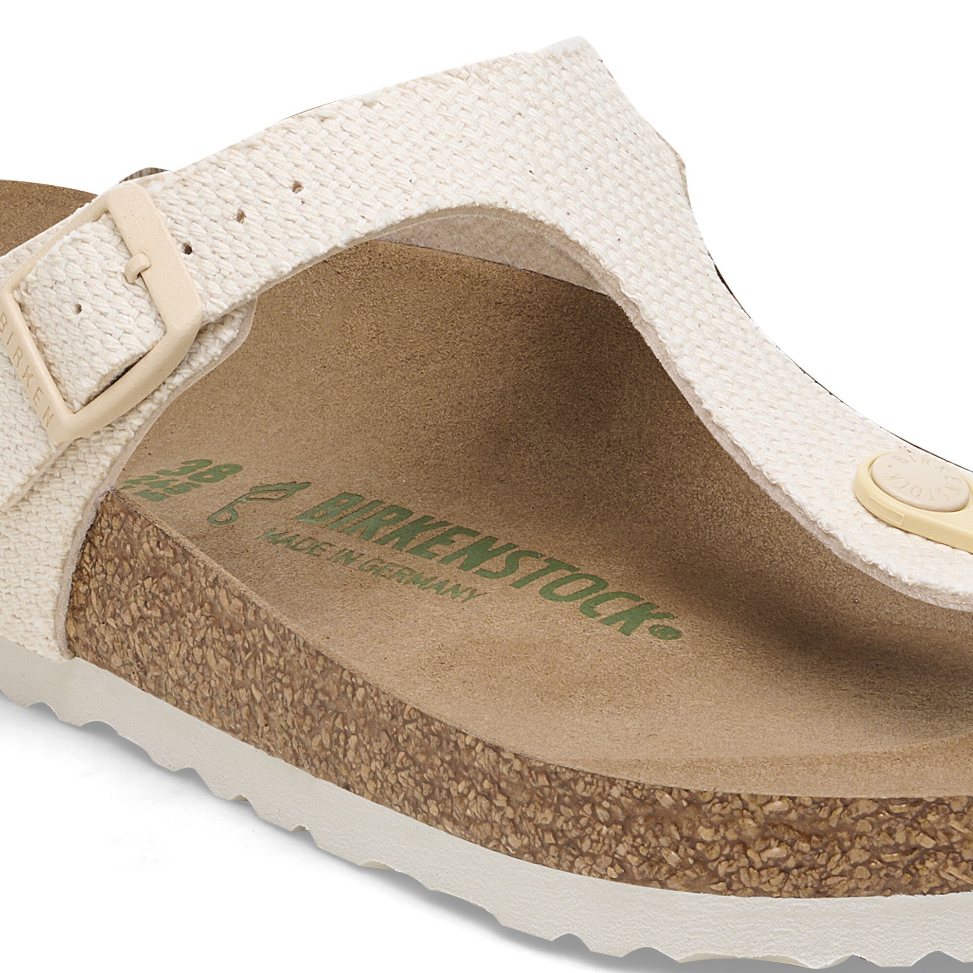 Gizeh Vegan Textile Canvas Eggshell | BIRKENSTOCK