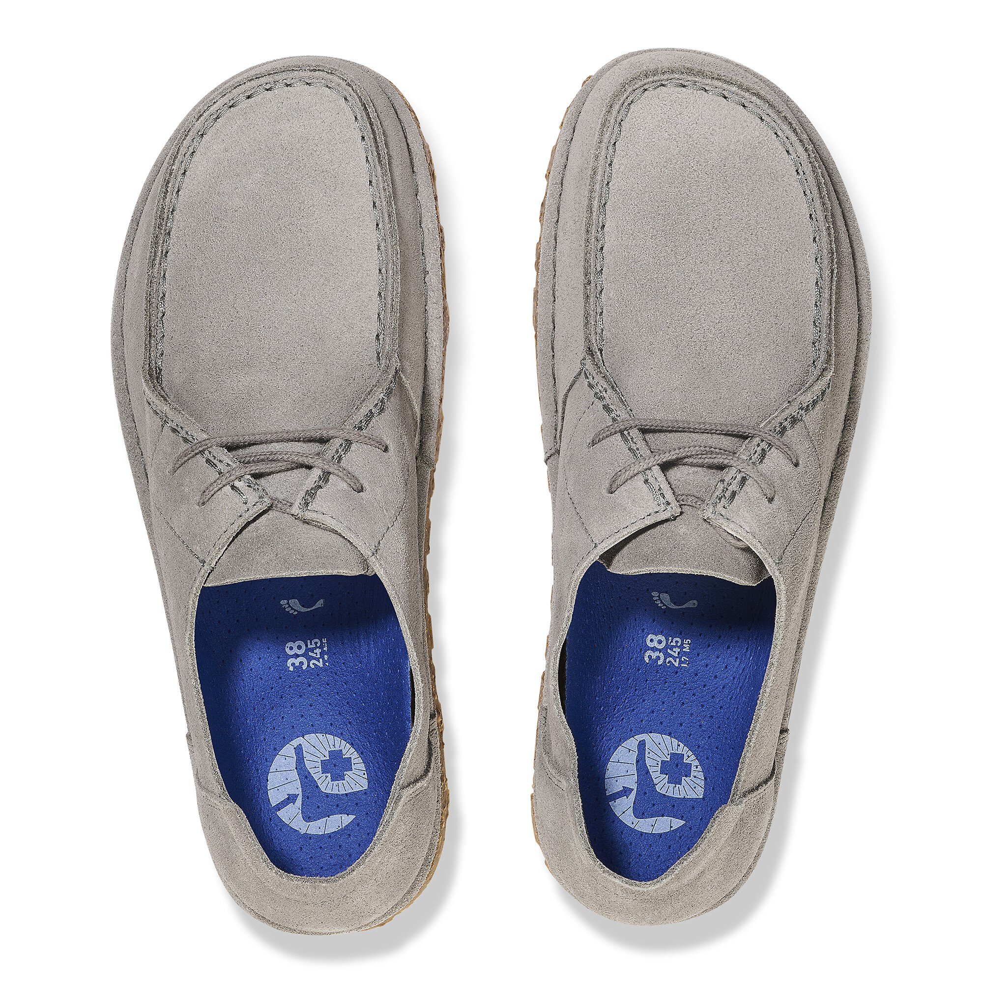 Utti Lace Suede Leather Whale Gray | BIRKENSTOCK