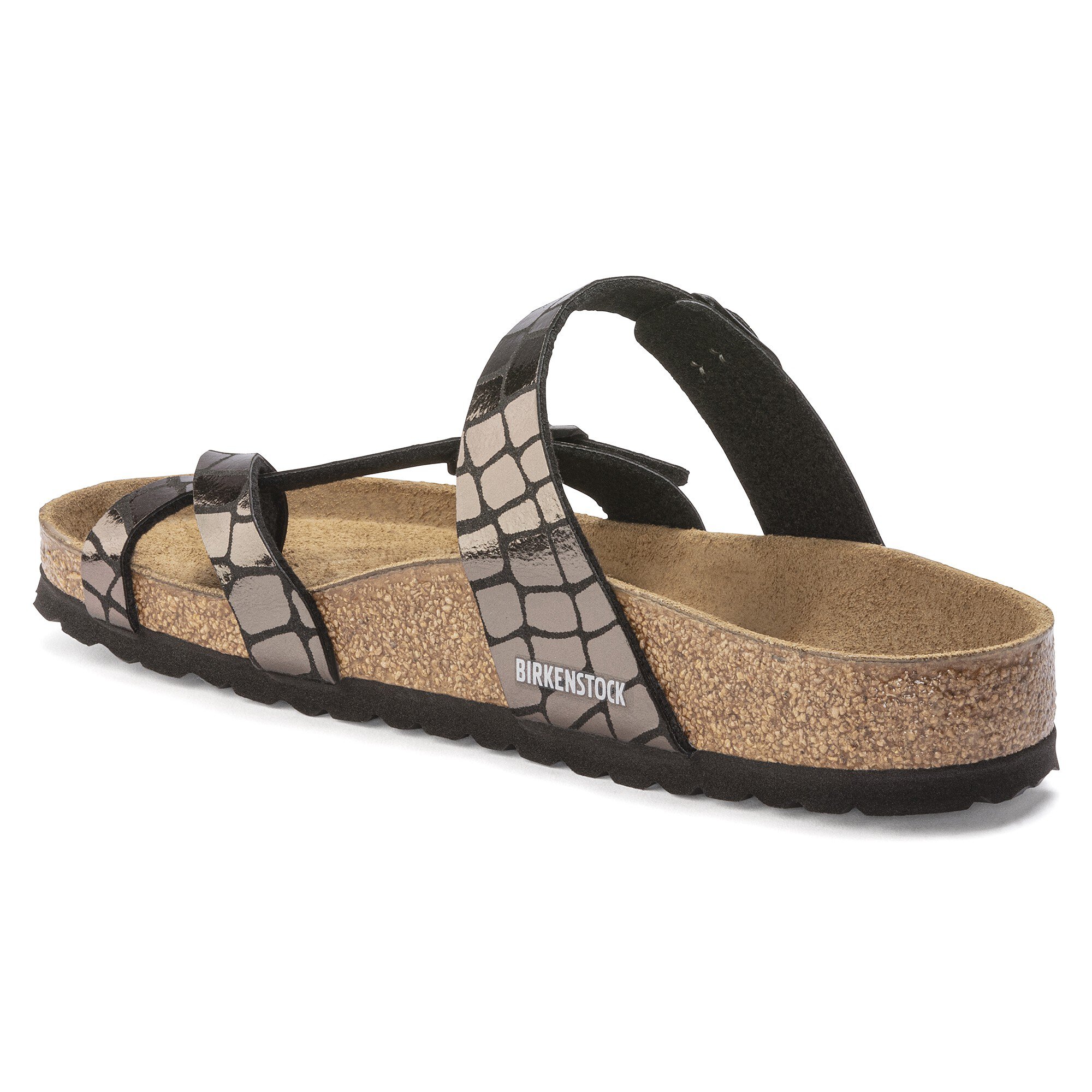 Mayari Microfiber Gator Gleam Black | BIRKENSTOCK