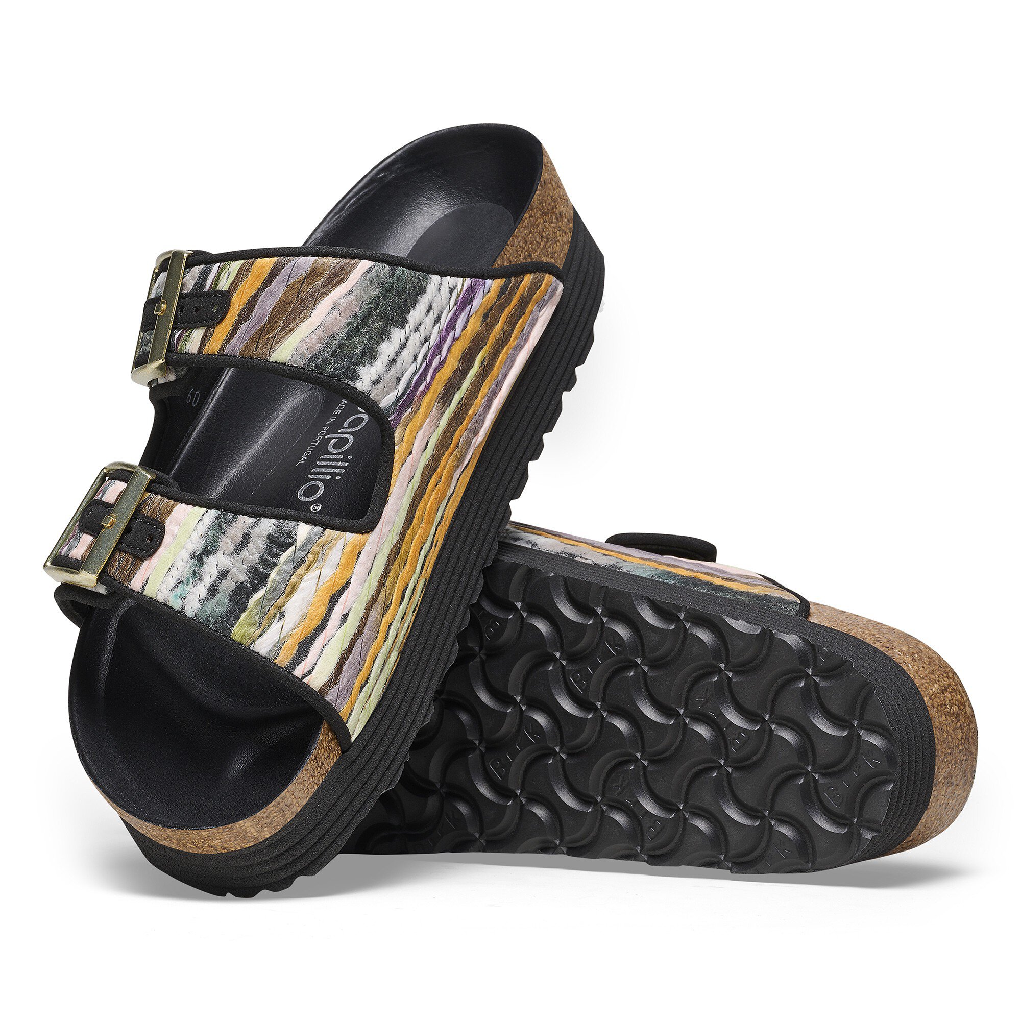 Arizona Platform Textile Multi Yellow | BIRKENSTOCK
