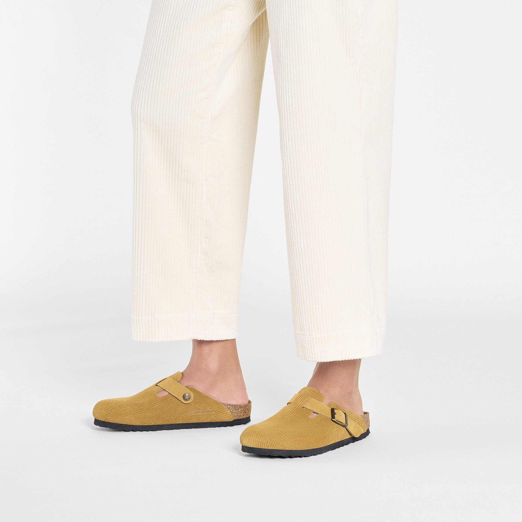 Boston Suede Embossed Cork Brown | BIRKENSTOCK