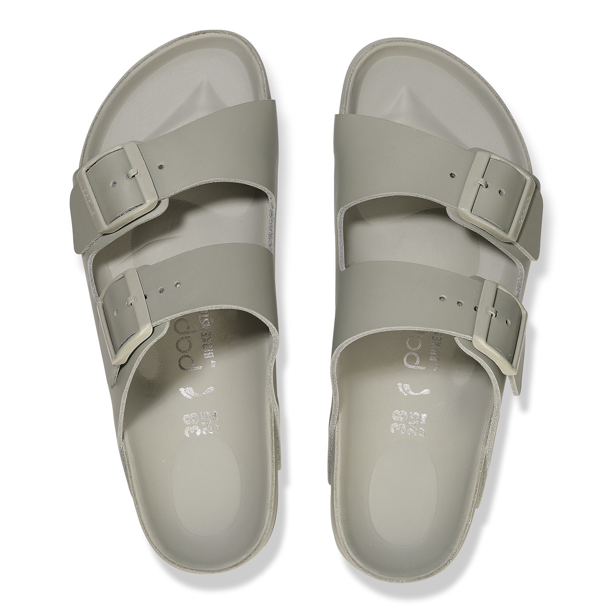 Arizona PAP Flex Platform Natural Leather Mineral Gray | BIRKENSTOCK