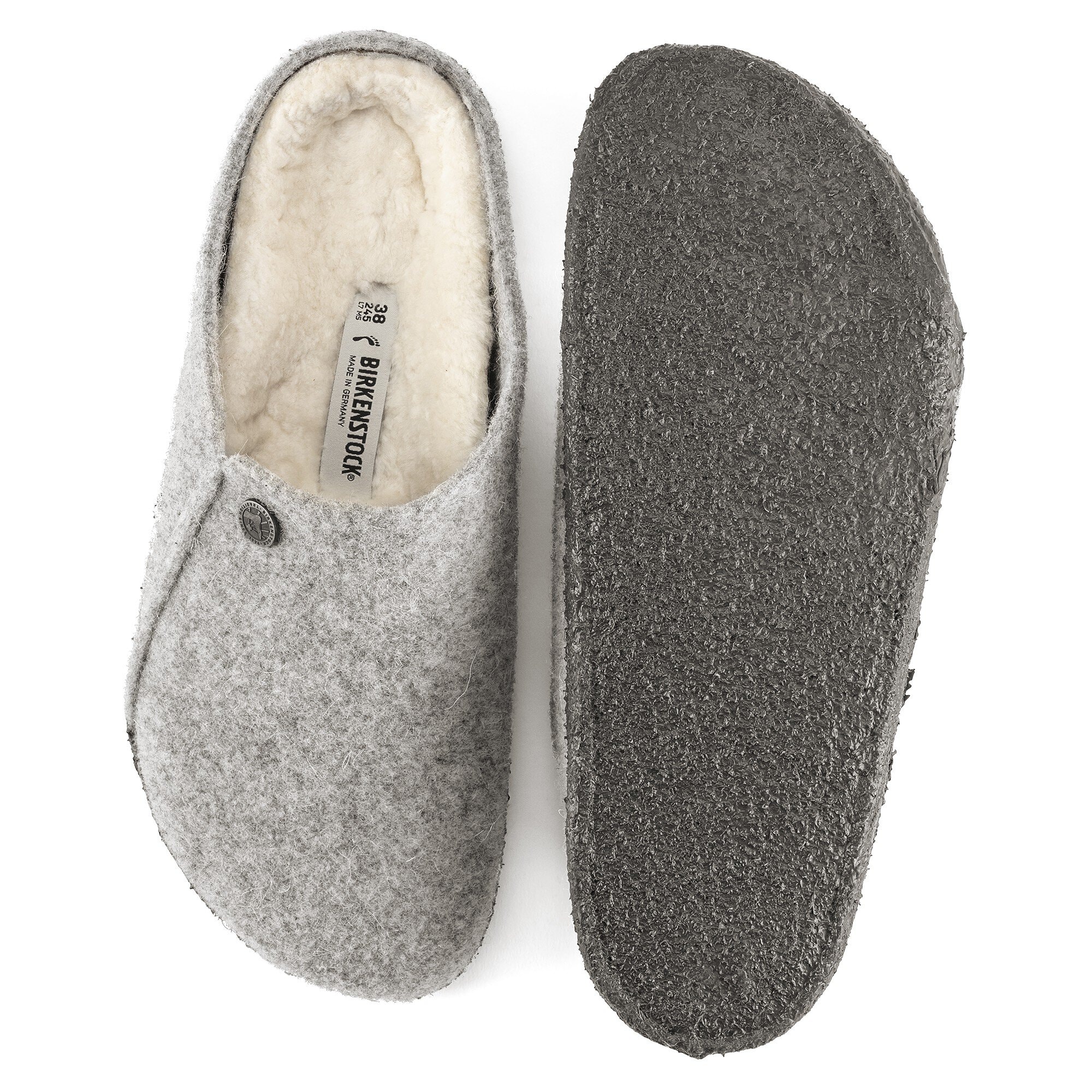 Zermatt Shearling Wool Felt Light Grey | BIRKENSTOCK