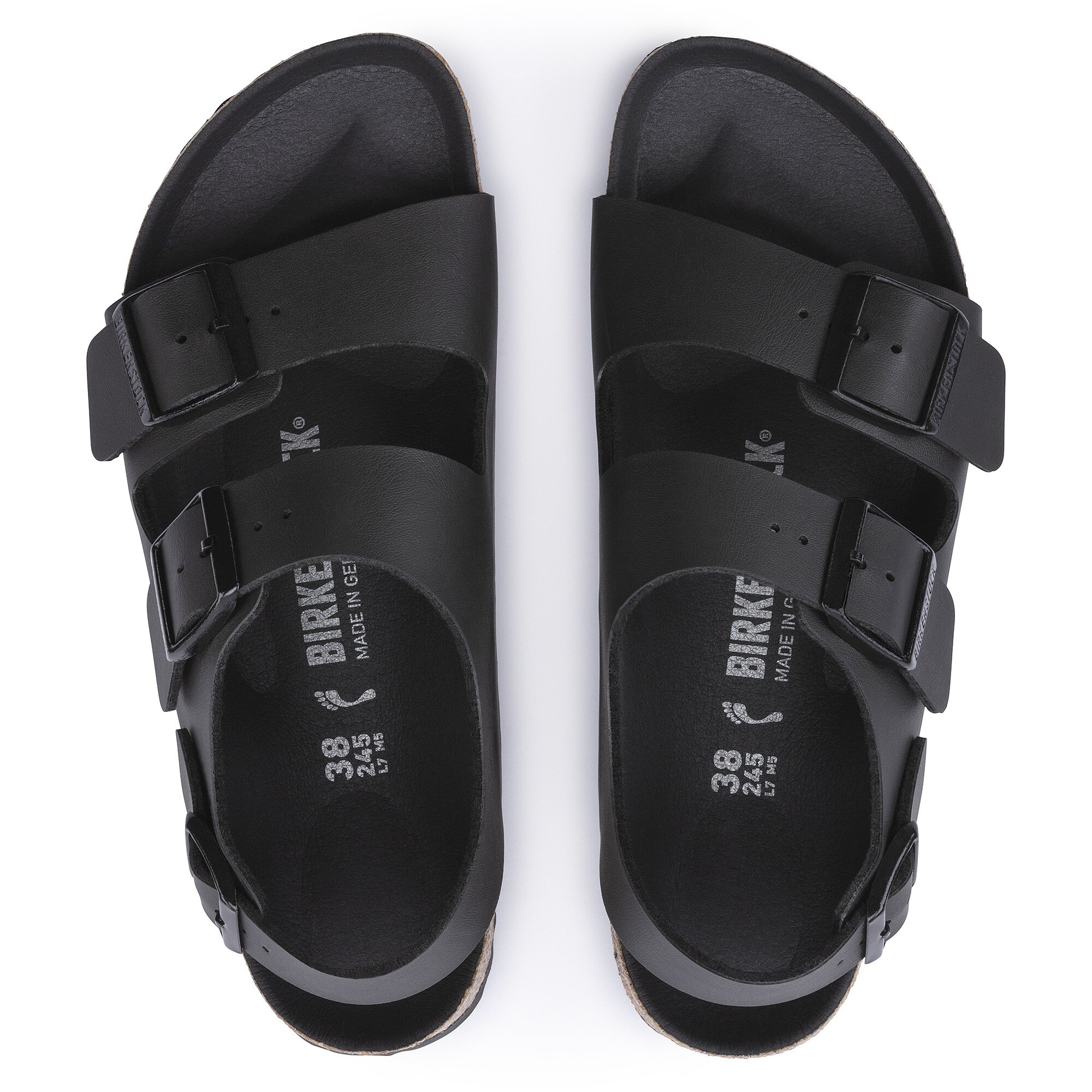 Milano Birko-Flor Triples Black | BIRKENSTOCK