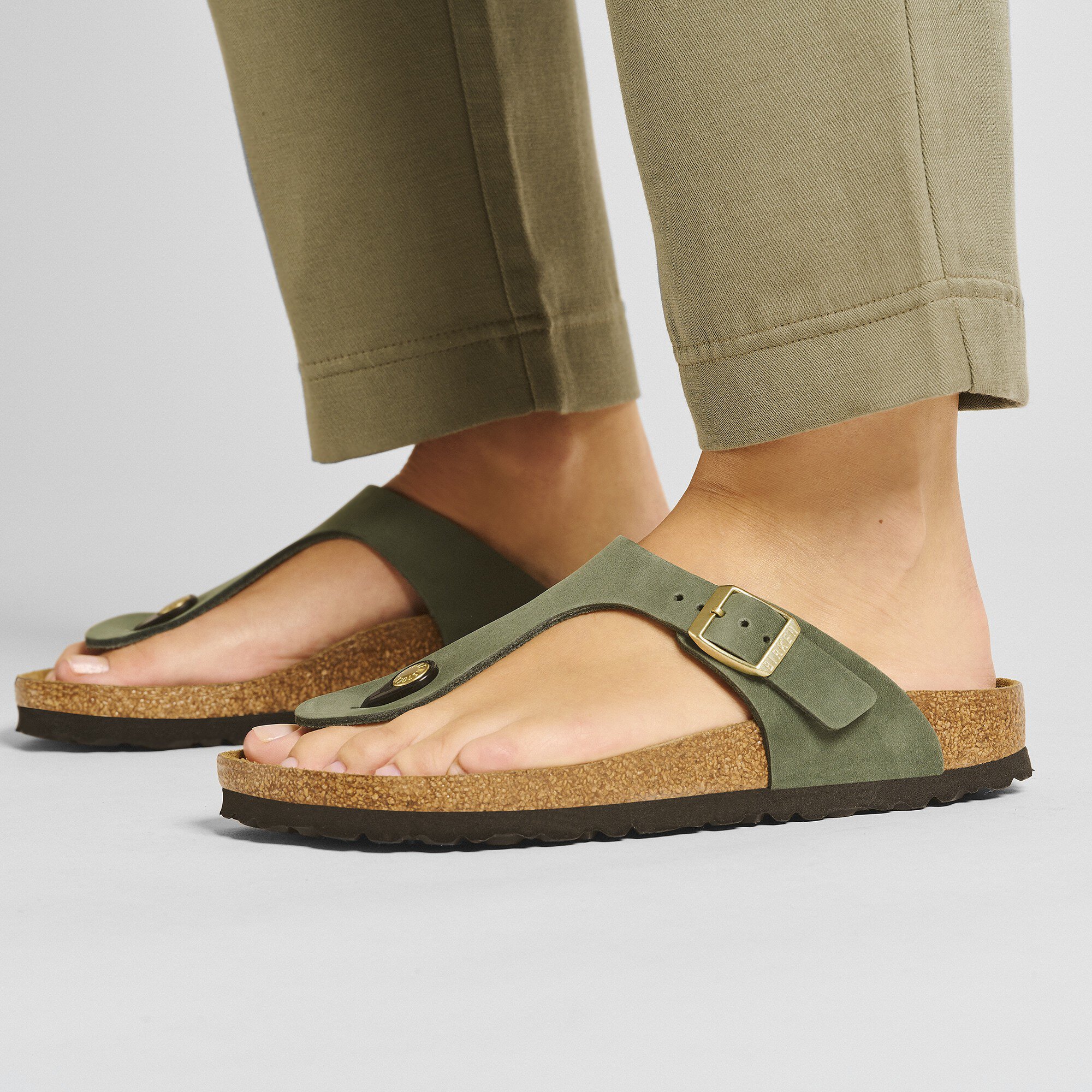 Gizeh Nubuck Leather Thyme | BIRKENSTOCK