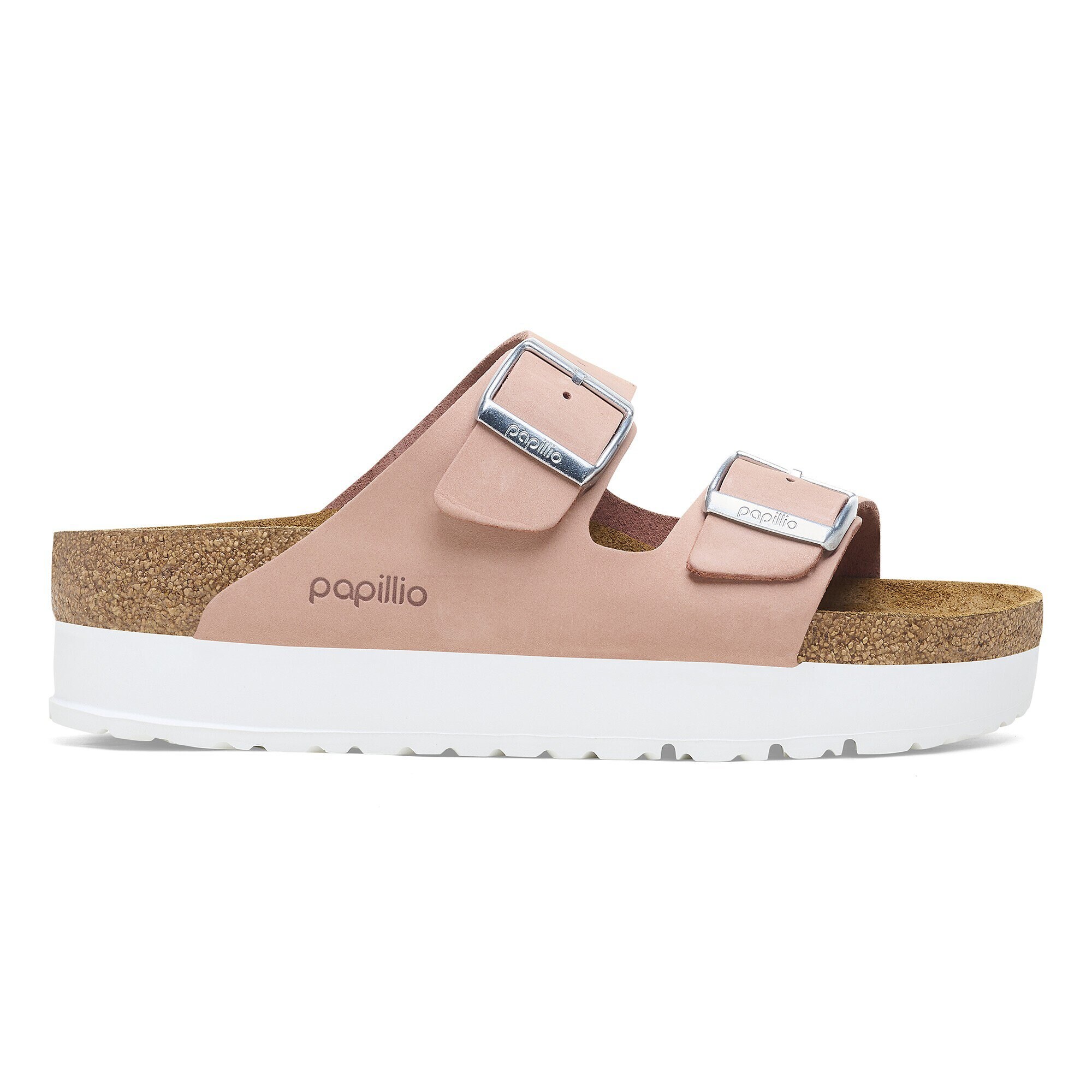 Arizona PAP Flex Platform Nubuk Leather Soft Pink | BIRKENSTOCK