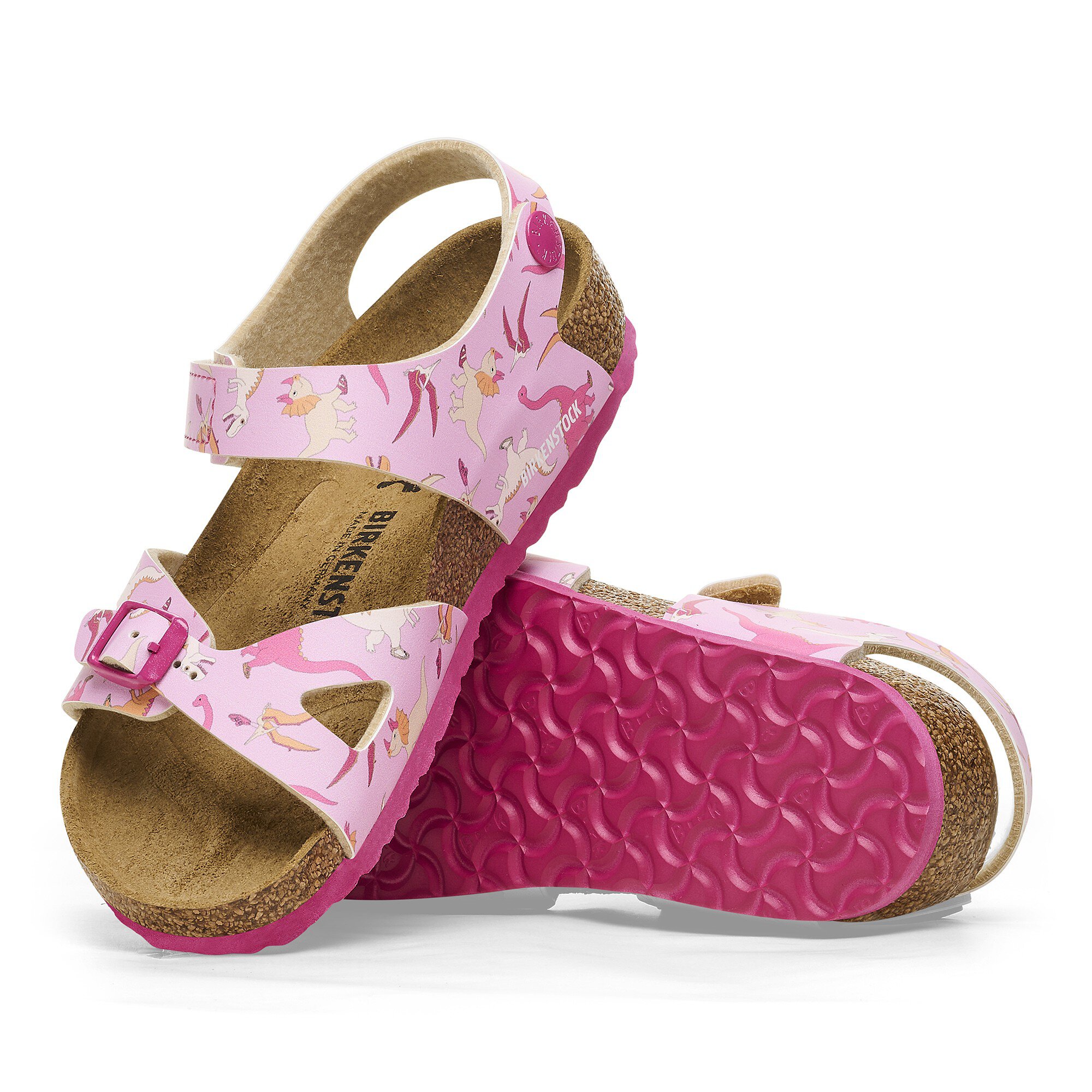 Colorado Kids Birko-Flor Big Dino Fondant Pink | BIRKENSTOCK