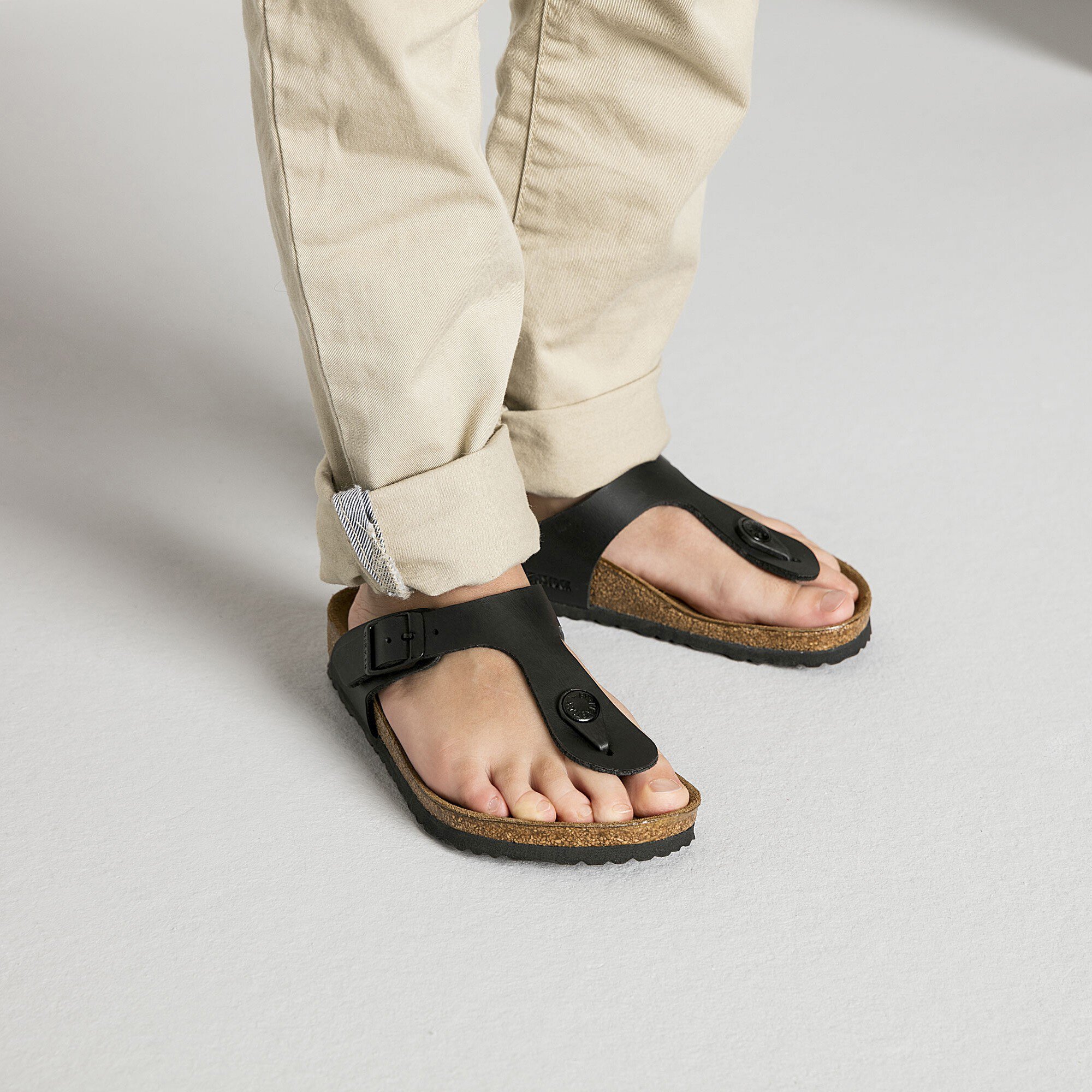 Gizeh Kids Birko-Flor Black | BIRKENSTOCK