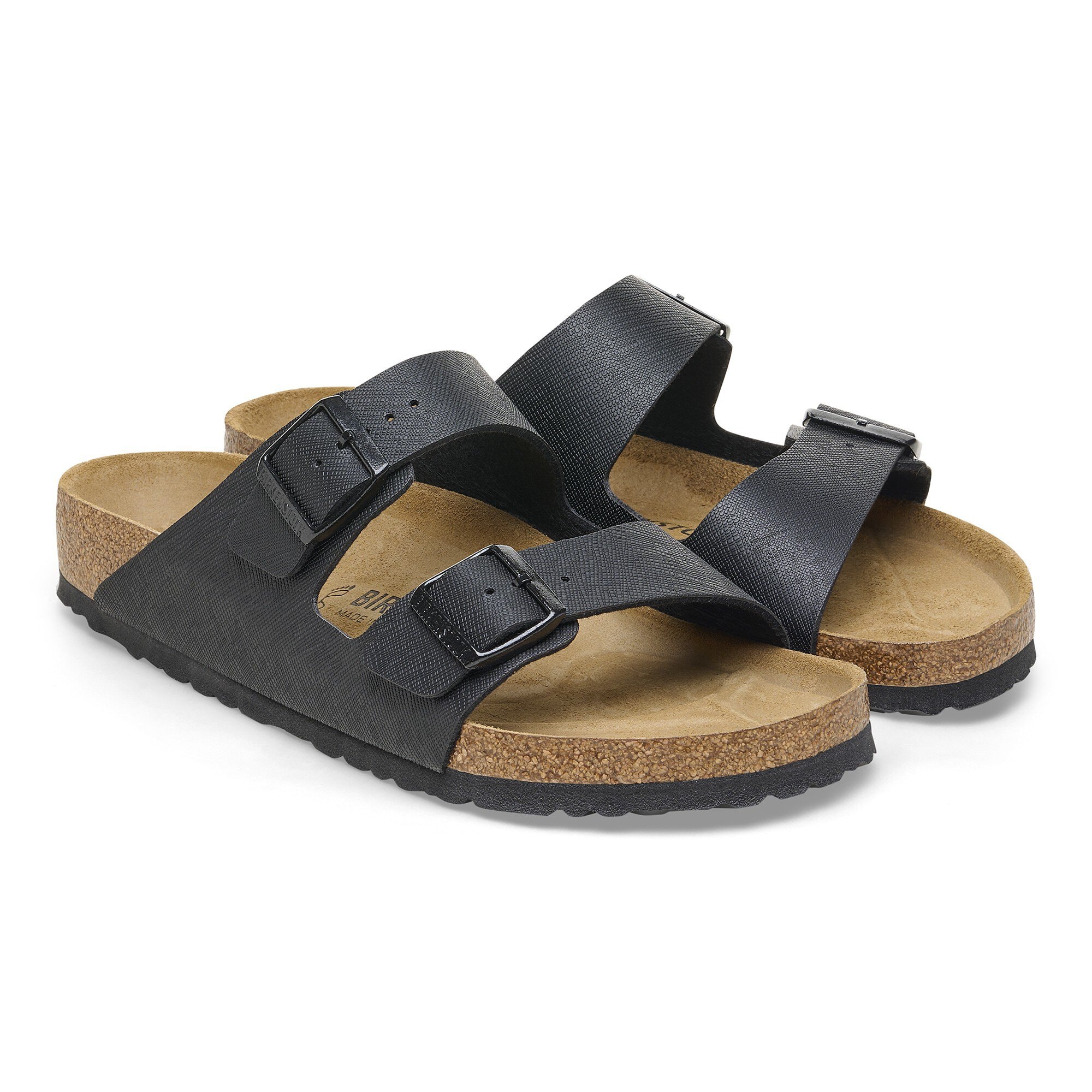 Arizona Birko-Flor Saffiano Black | BIRKENSTOCK