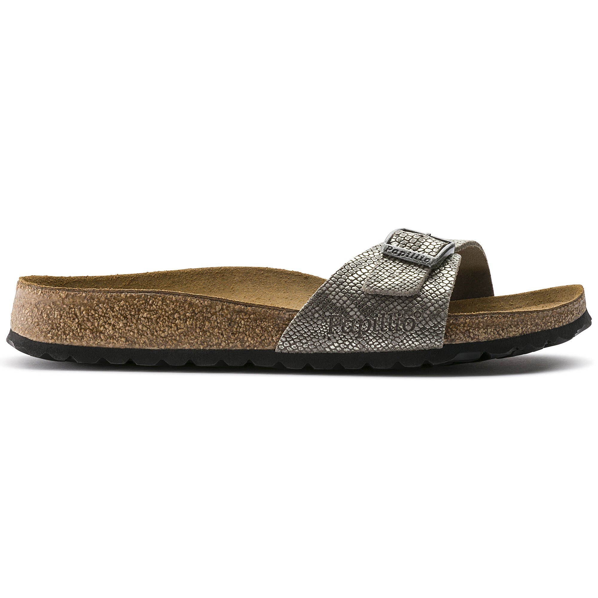 Madrid Nubuck Leather Royal Python Gray | BIRKENSTOCK