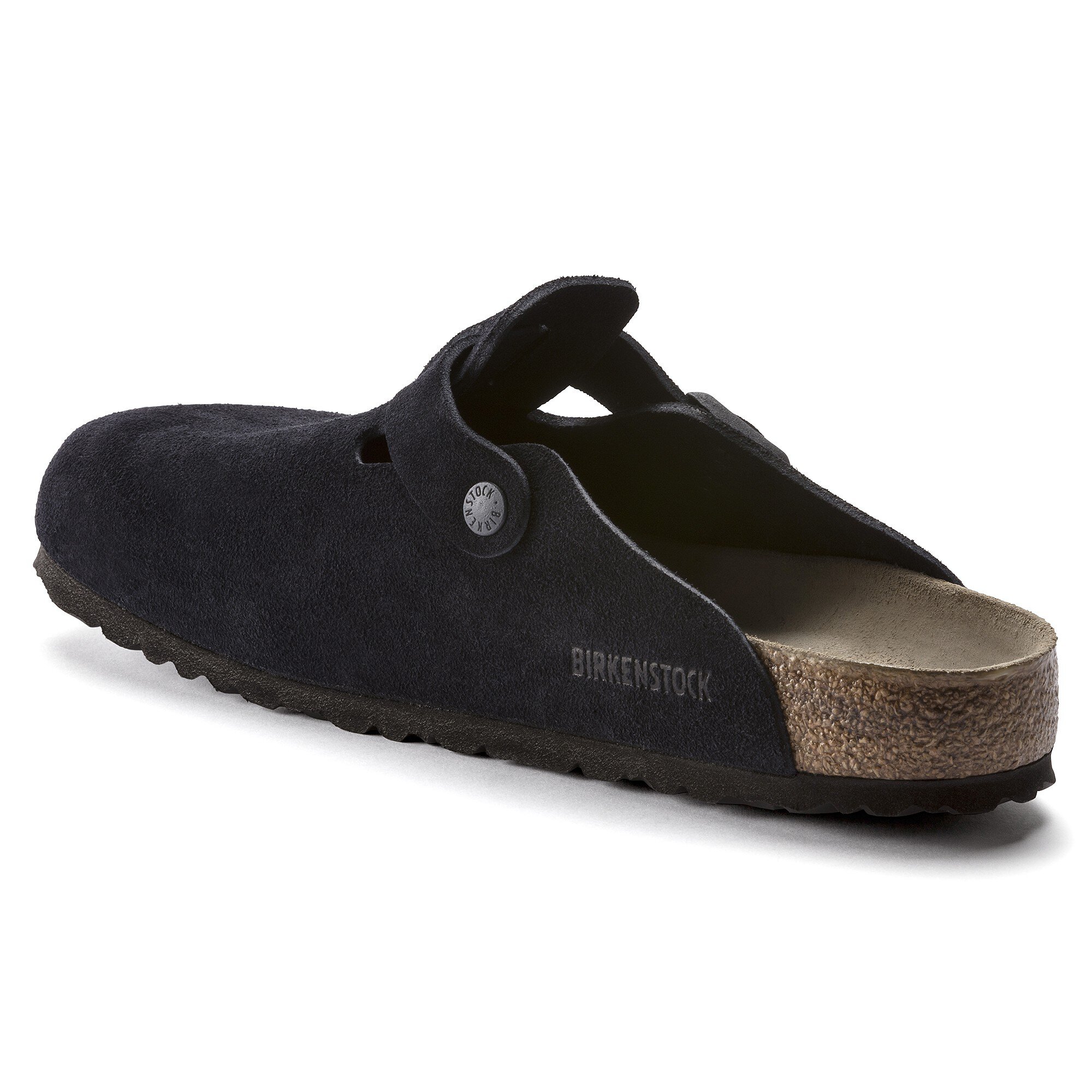Boston Soft Footbed Suede Leather Midnight | BIRKENSTOCK