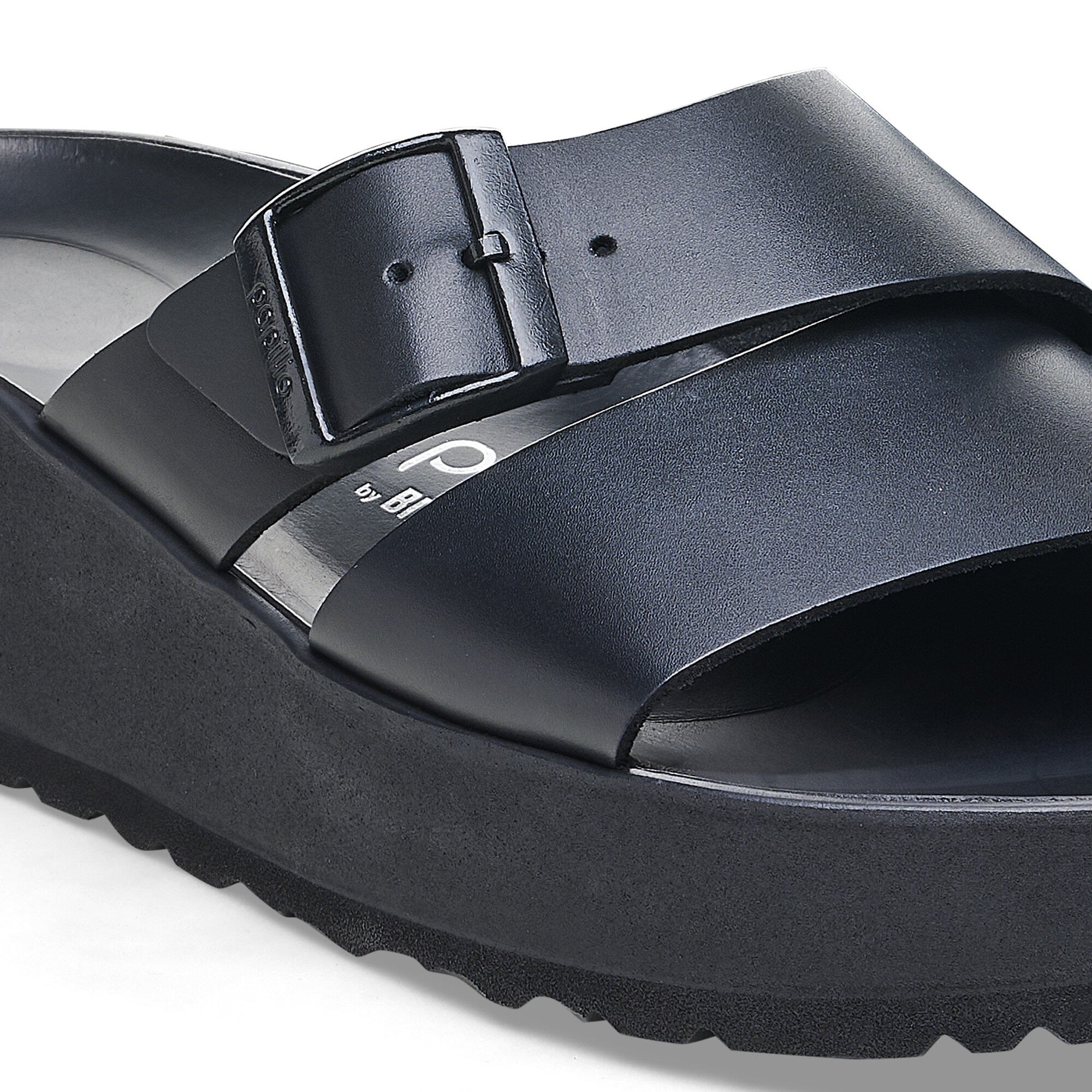 Almina Natural Leather Black | BIRKENSTOCK