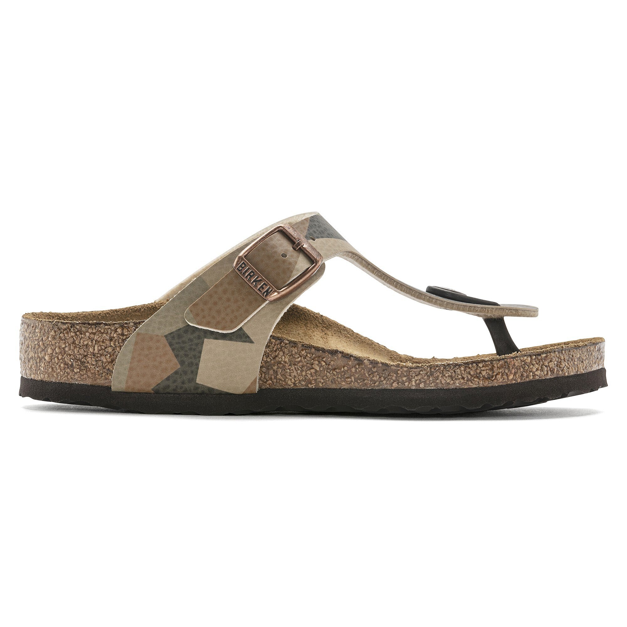 Gizeh Kids BS Birko-Flor Desert Soil Geo Camo Core | BIRKENSTOCK